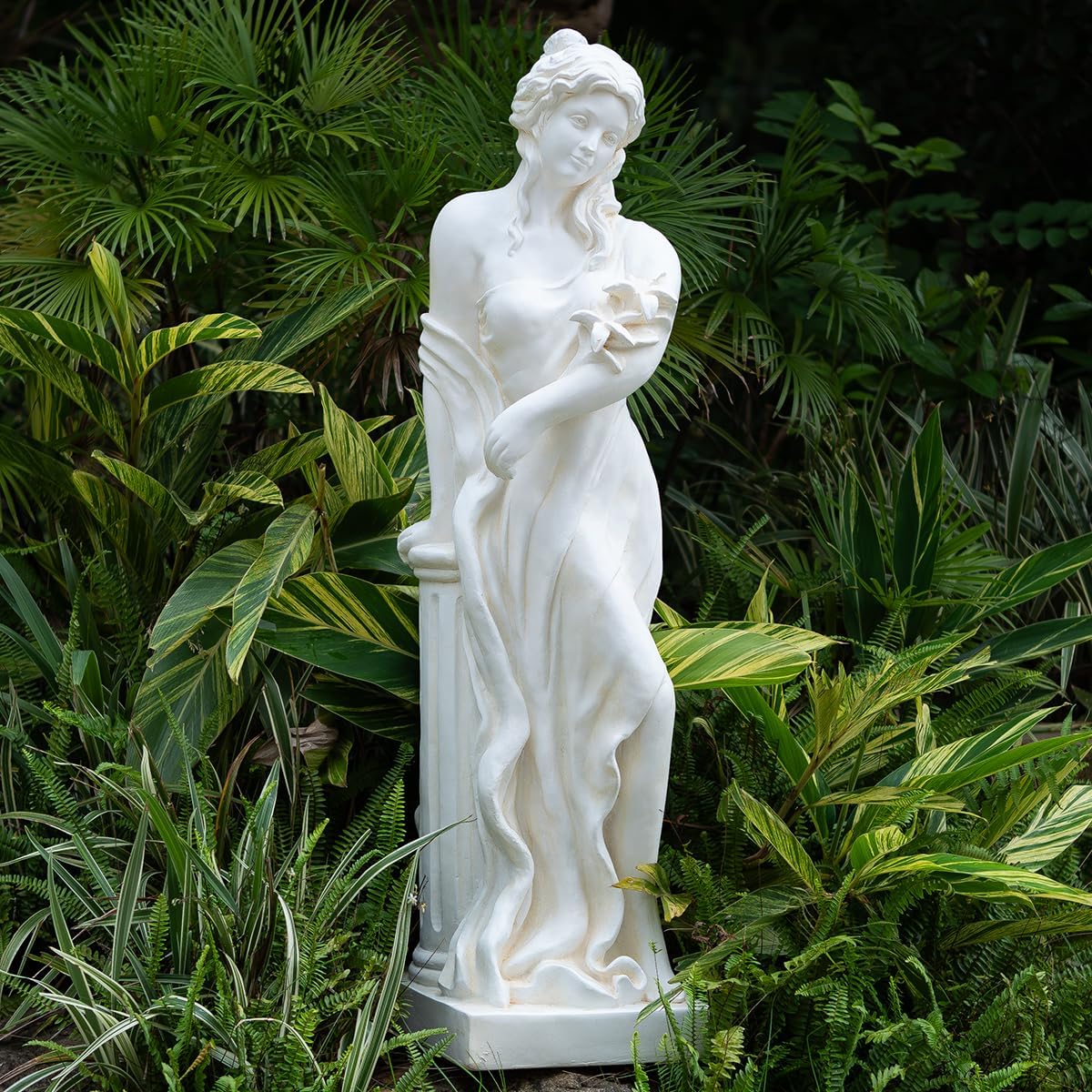 Amazon.com : Keslecy Outdoor Large Nymph Statue, 51Inch Garden ...