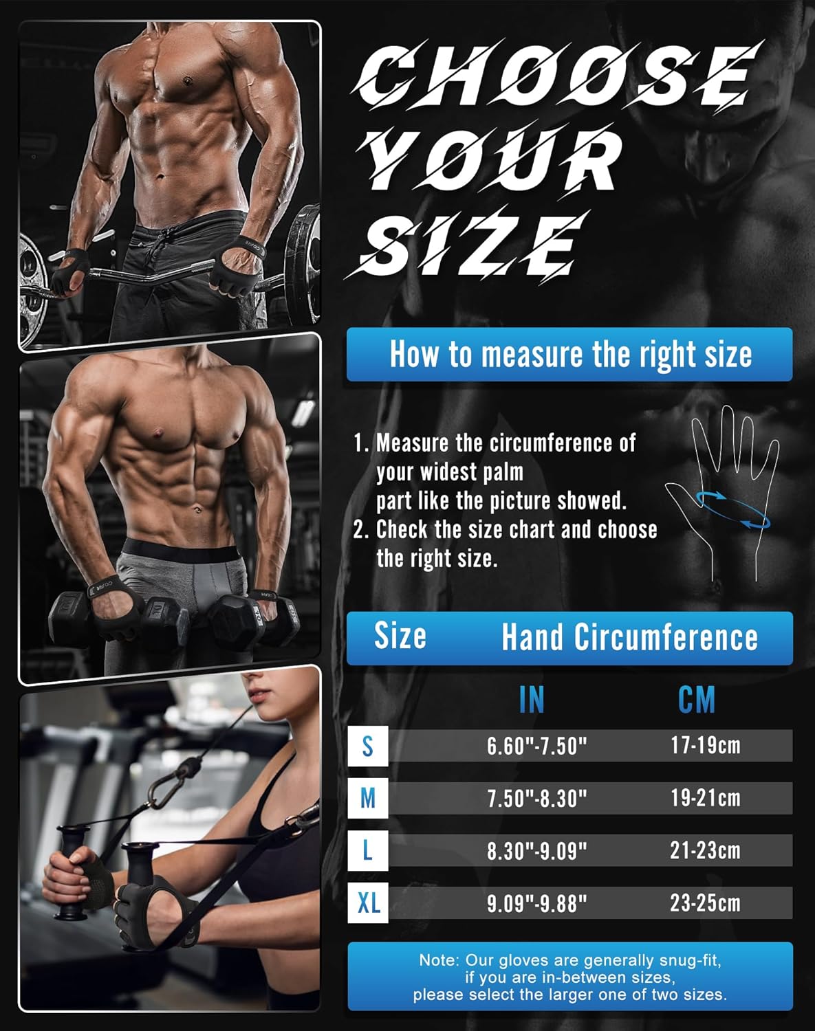 COFIT Ventilated Workout Gloves with Detachable Wrist Wrap Men Women ...