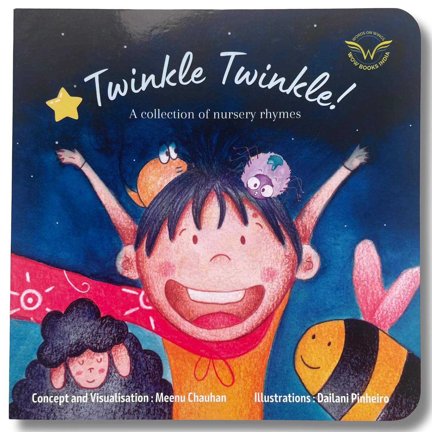Nursery Rhymes Premium Board Book - Twinkle Twinkle, A Collection Of ...
