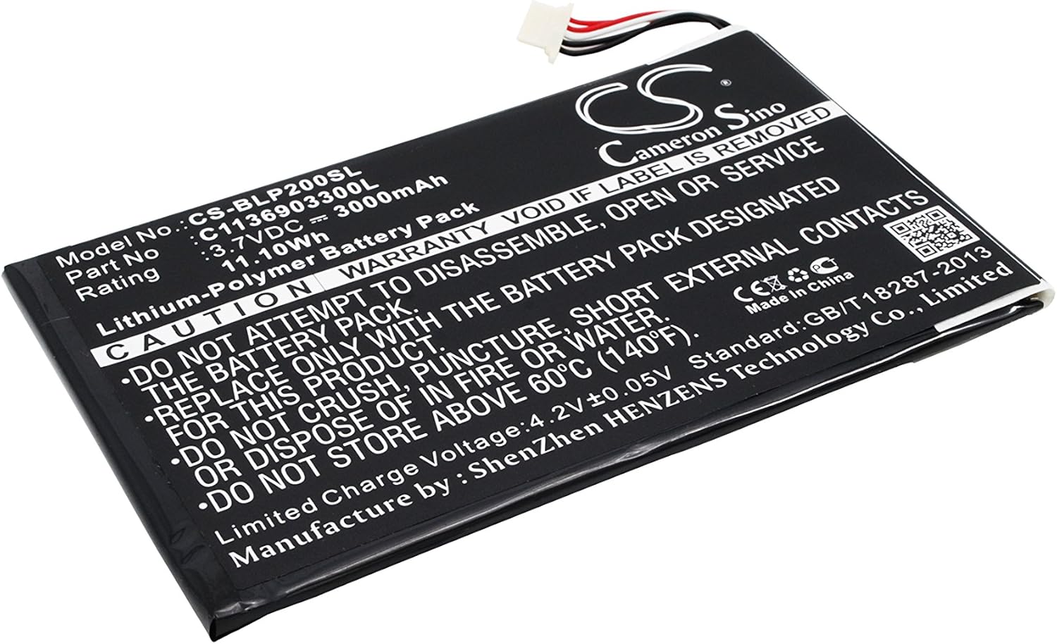 Amazon.com: Rechargeable Battery for Fabrica Tablet PC 10.1 Replacement ...