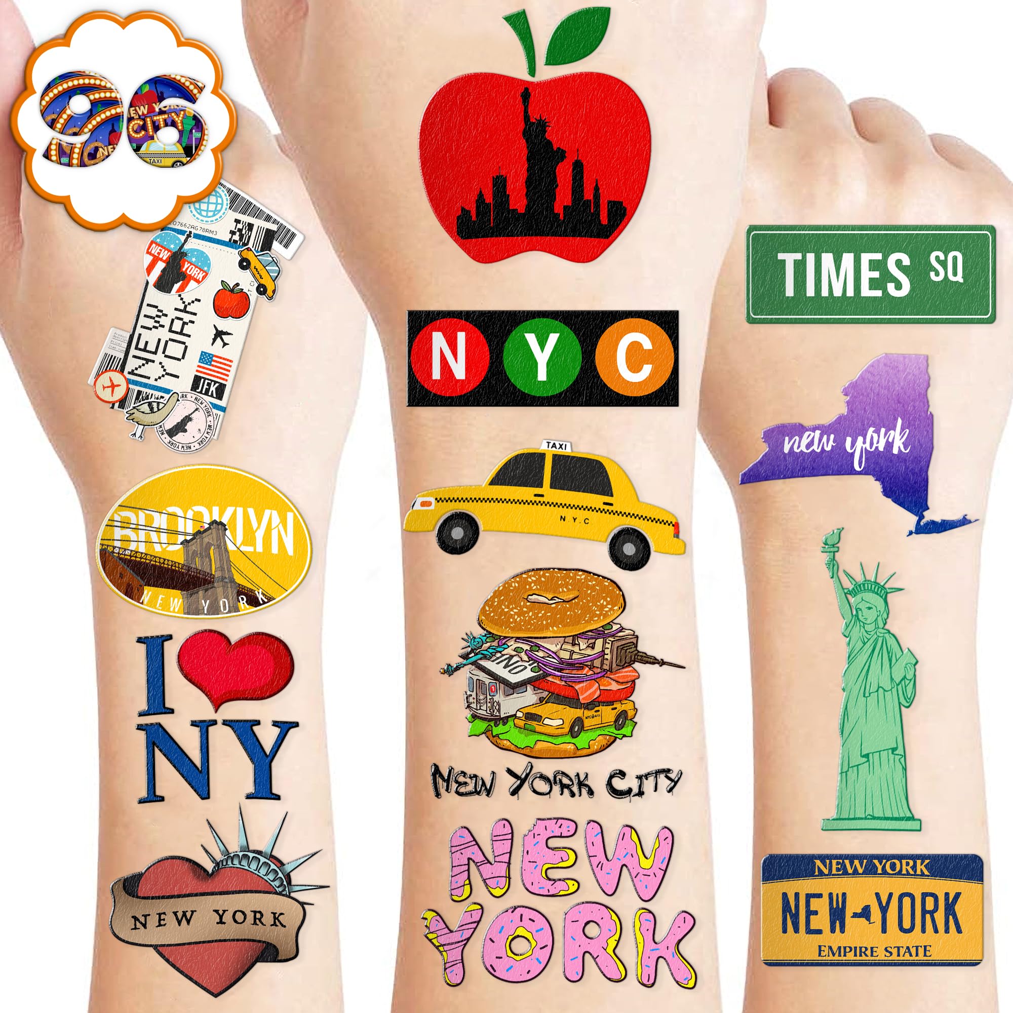 Fake Birthday Tattoos 1Pcs New Cute Horse Fake Temporary Tattoos For