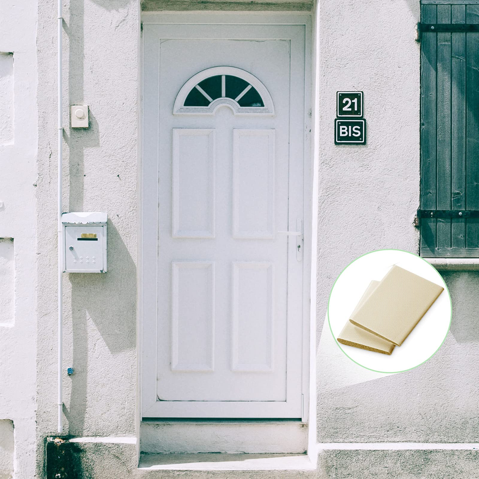 Snapklik.com : Jetec 6 Peices Self-Adhesive Door Corner Seals, Gap ...