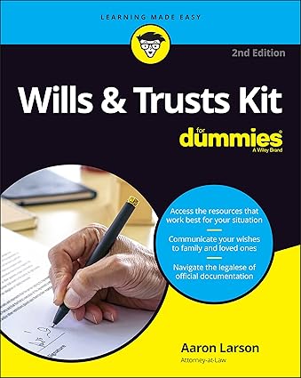 Wills & Trusts Kit For Dummies (For Dummies (Business & Personal ...