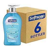 6-Pack Softsoap Clean & Protect Antibacterial Liquid Hand Soap
