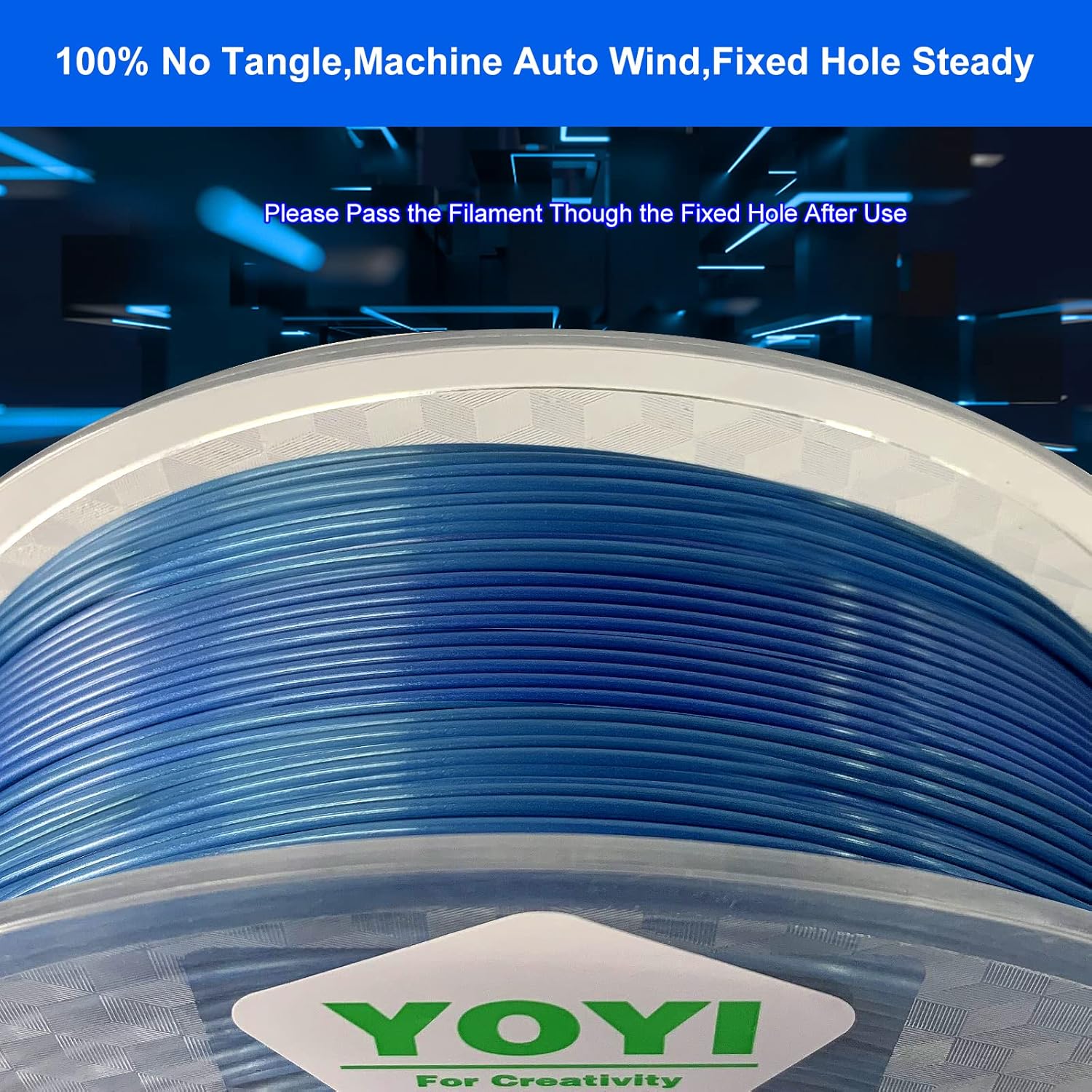 Review YOYI YOYI PLA Shiny Silk 3D Printer Filament, Multicolor PLA ...