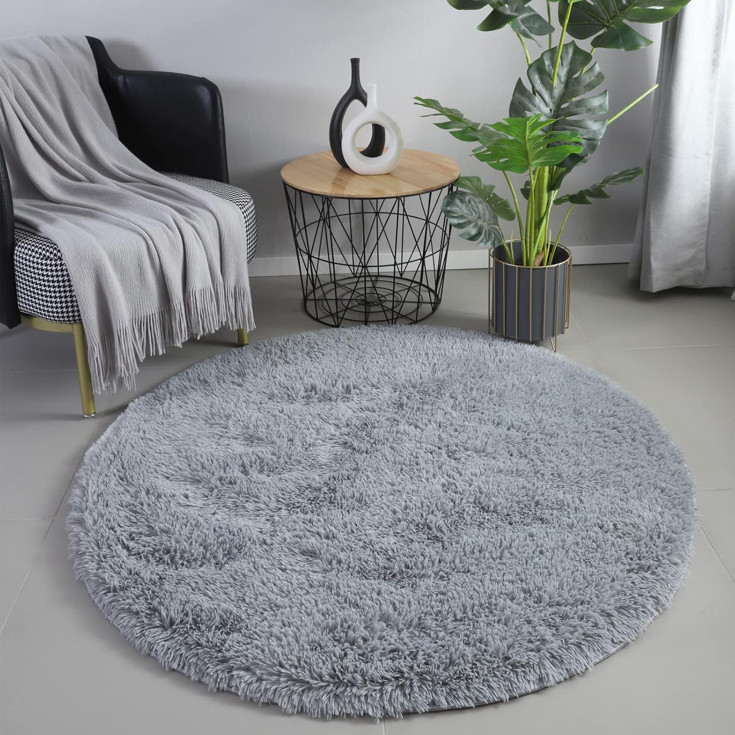 Amazon.com: TOLORD Area Rugs for Bedroom Living Room, 5.3x5.3 Upgrade ...