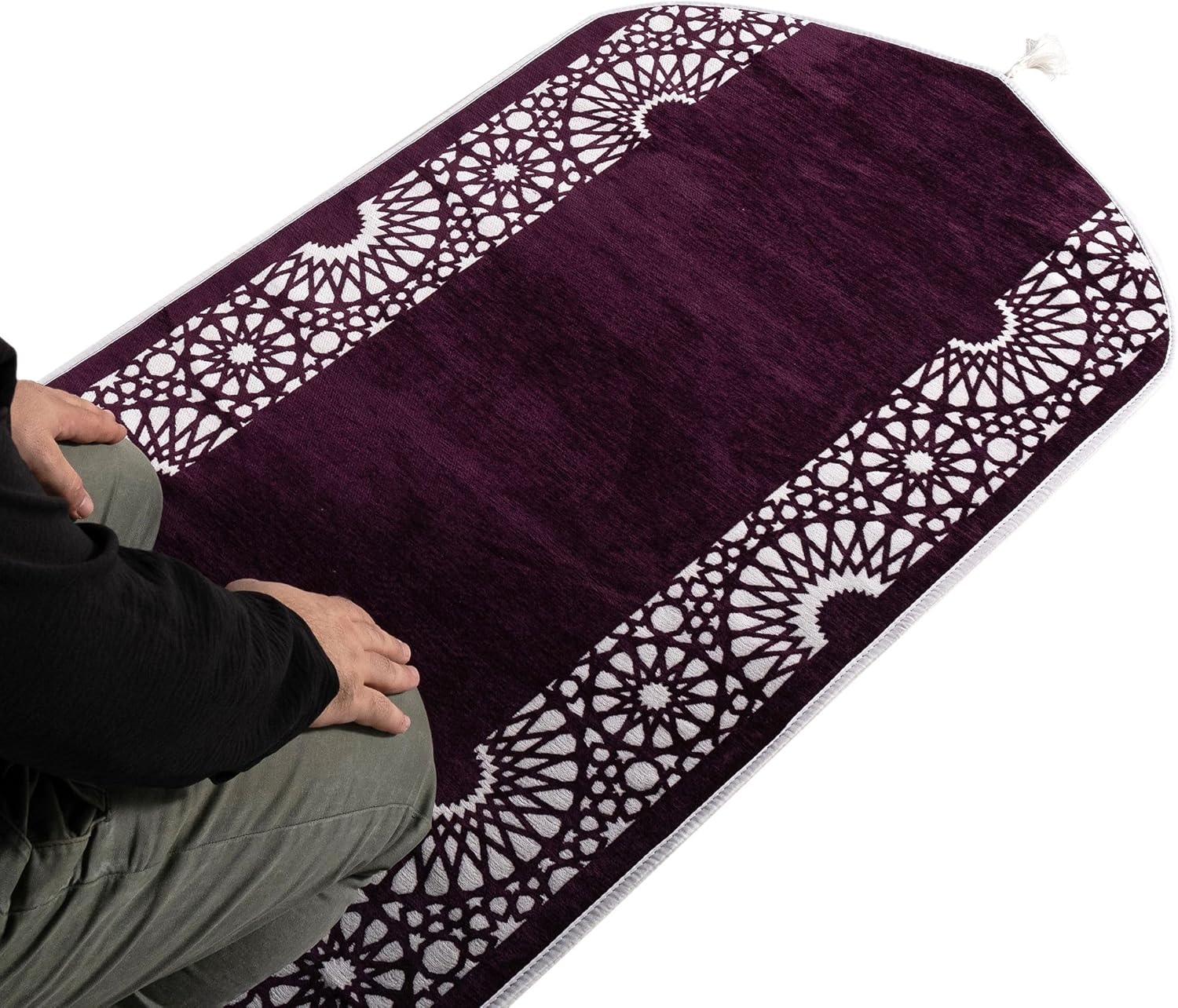 Amazon.com: Modefa Turkish Islamic Prayer Mat - Chenille with Foam and ...