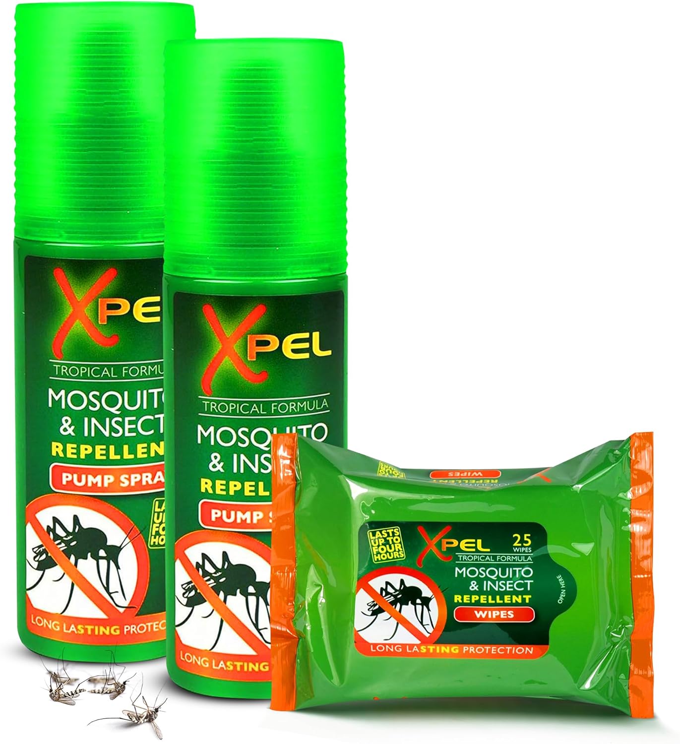 Mosquito, Insect & Bug Repellent Travel Bundle – 2 x Xpel Spray with ...