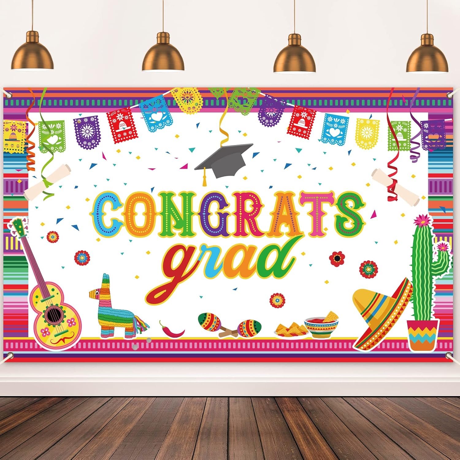 Amazon.com : 2025 Mexican Fiesta Graduation Decorations Class of 2025 ...