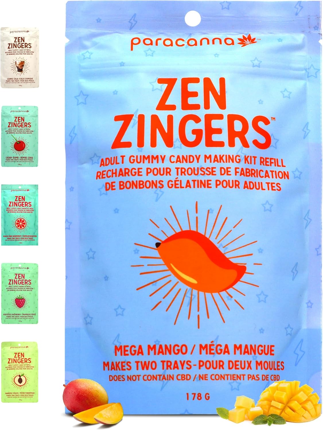 Zen Zingers Gummy Mix - Create your Own Jelly Beans, Gummy Bears, Candy ...