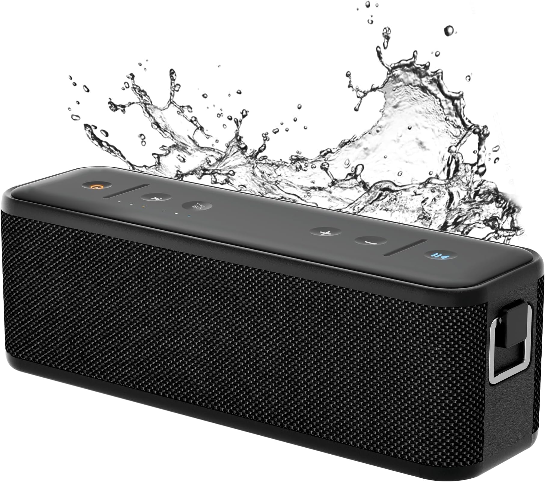 Amazon.com: Portable Bluetooth Speaker,Deeper Bass Stereo Dual Sound ...