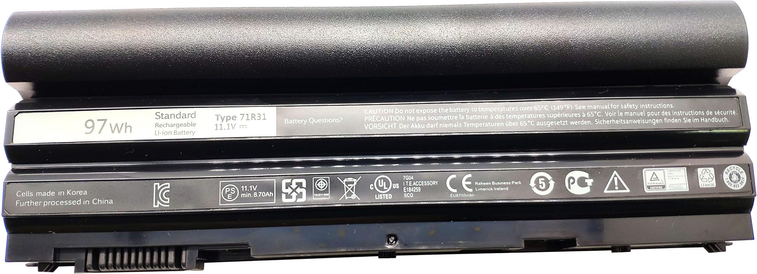 Amazon.com: Ding New 71R31 Replacement Laptop Battery Compatible with ...