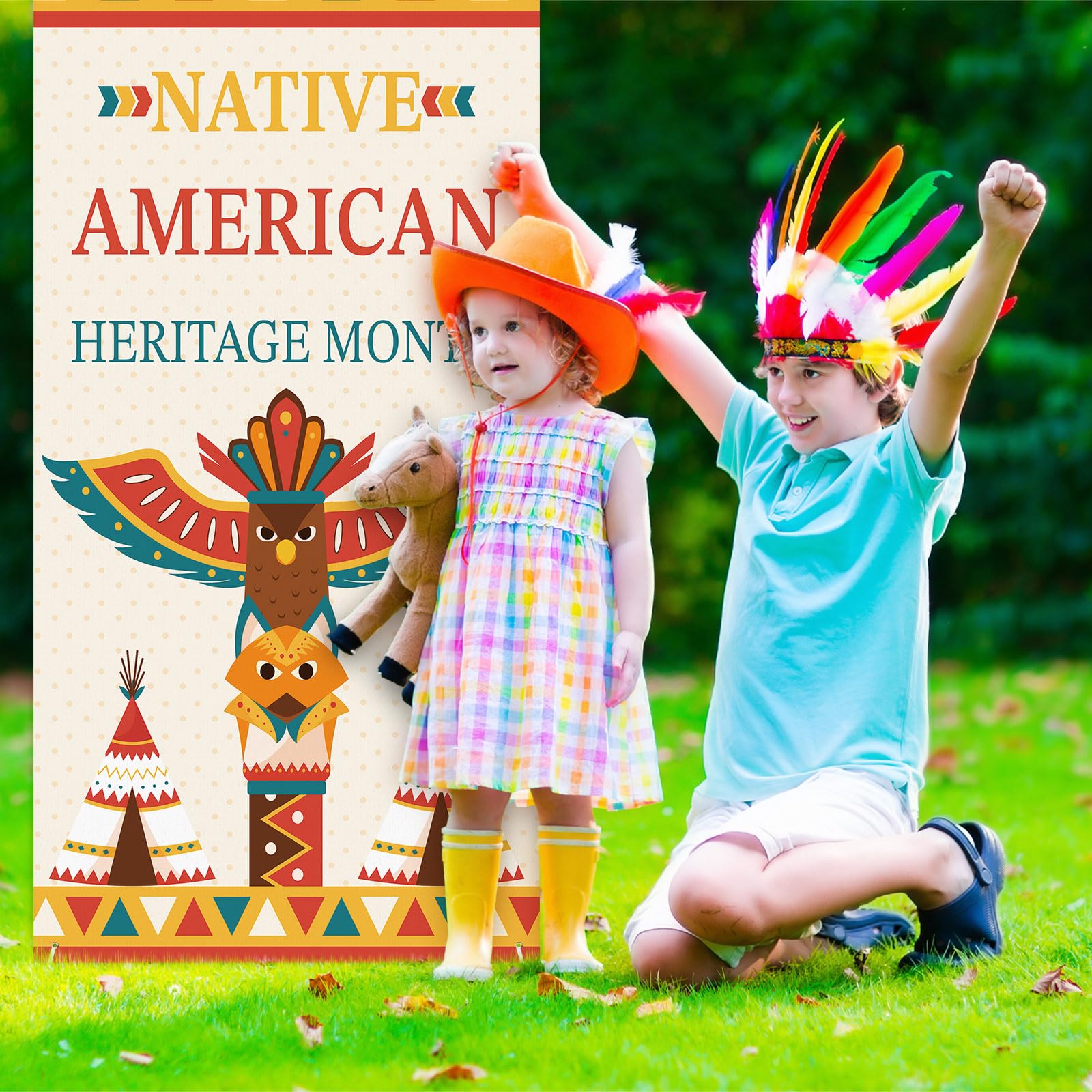 Snapklik.com : 36 X 72 Native American Heritage Month Door Cover ...