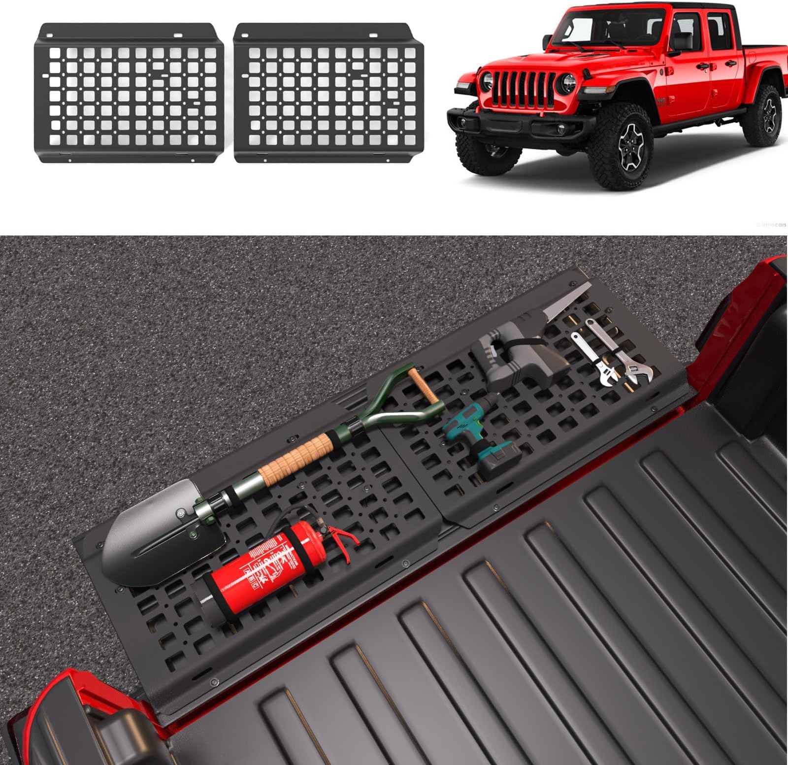 Amazon.com: SZYANG Tailgate Molle Panel Compatible with 19-24 Jeep ...