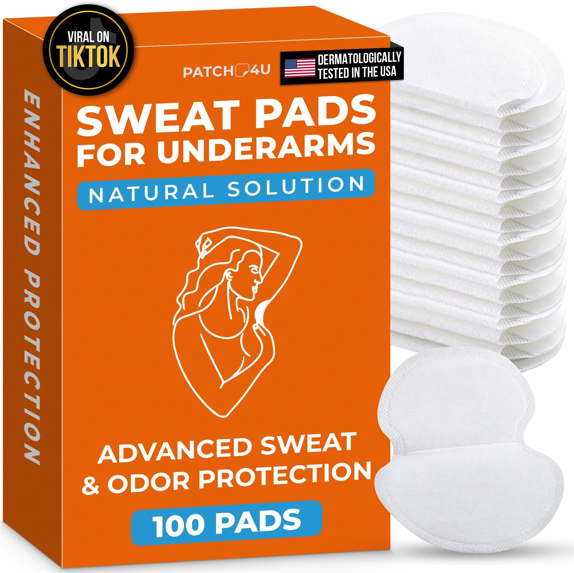 Amazon.com : Armpit Sweat Pads for Under Arms - Extra Comfort, For ...