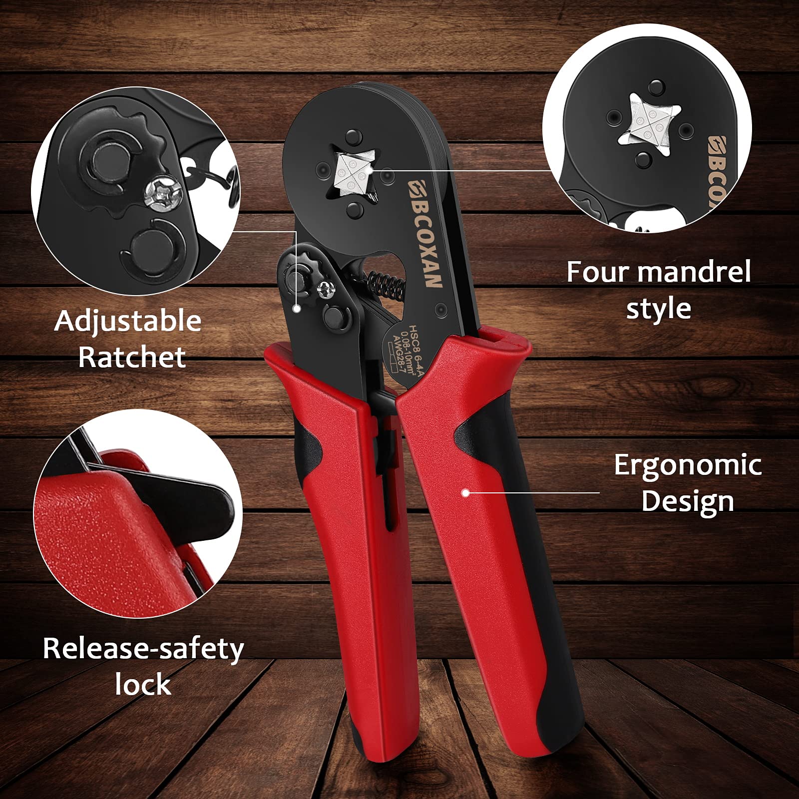 Buy Bcoxan Ferrule Crimping Tool – Premium Ferrule Crimping Kit with ...