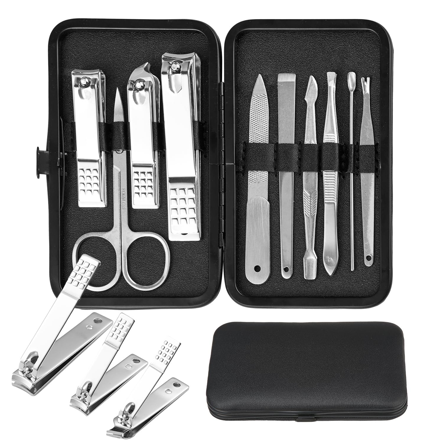 Amazon.com : 10 Piece Nail Kit, Manicure Kit, Nail Care Kit For Women ...