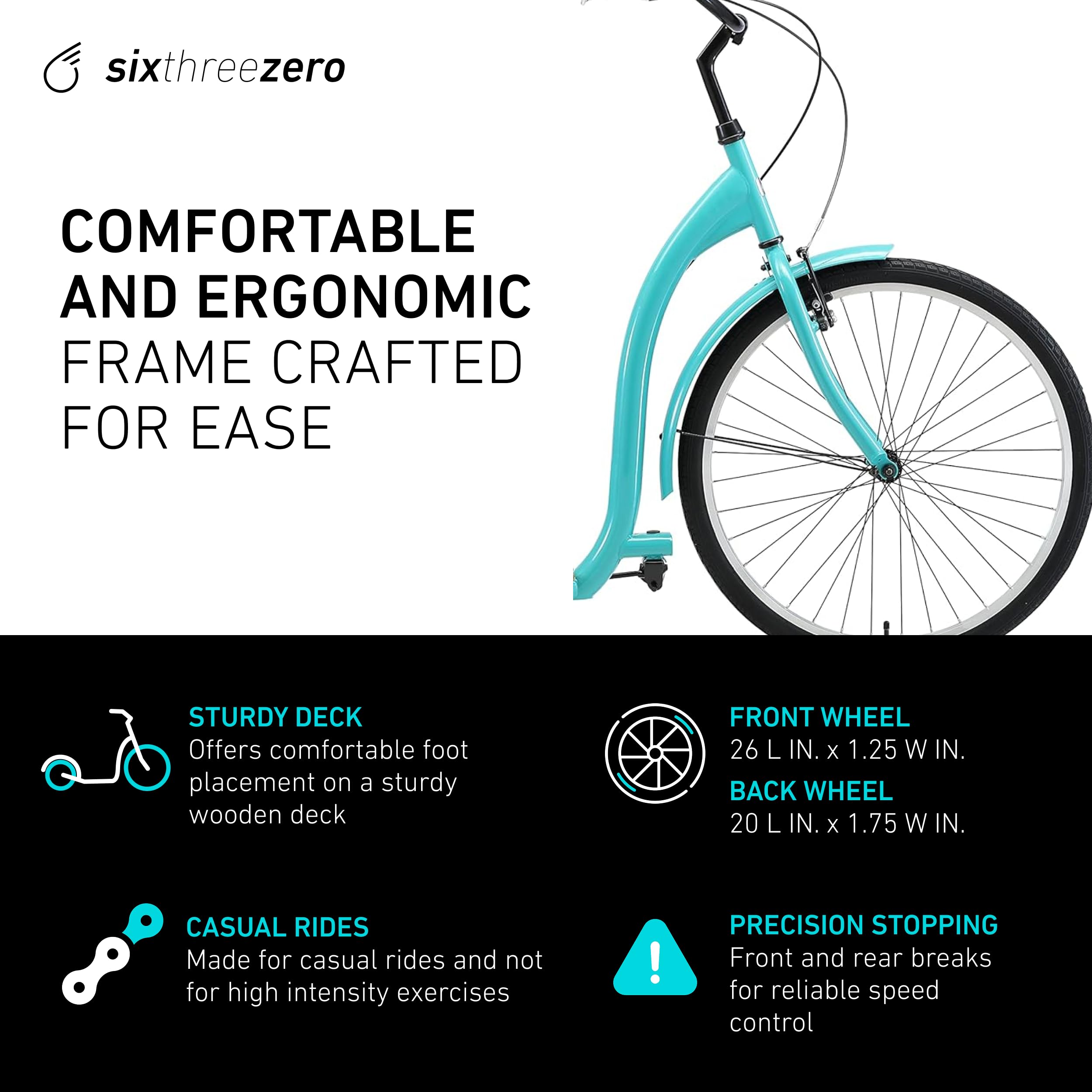 Snapklik.com : Sixthreezero Around The Block Adult Scooter, Single ...