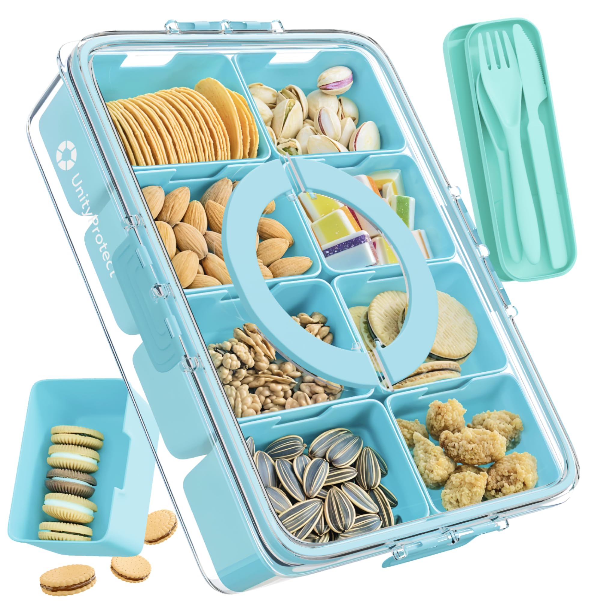 Amazon.com: UnityProtect Snackle Box Container – Divided Serving Tray ...
