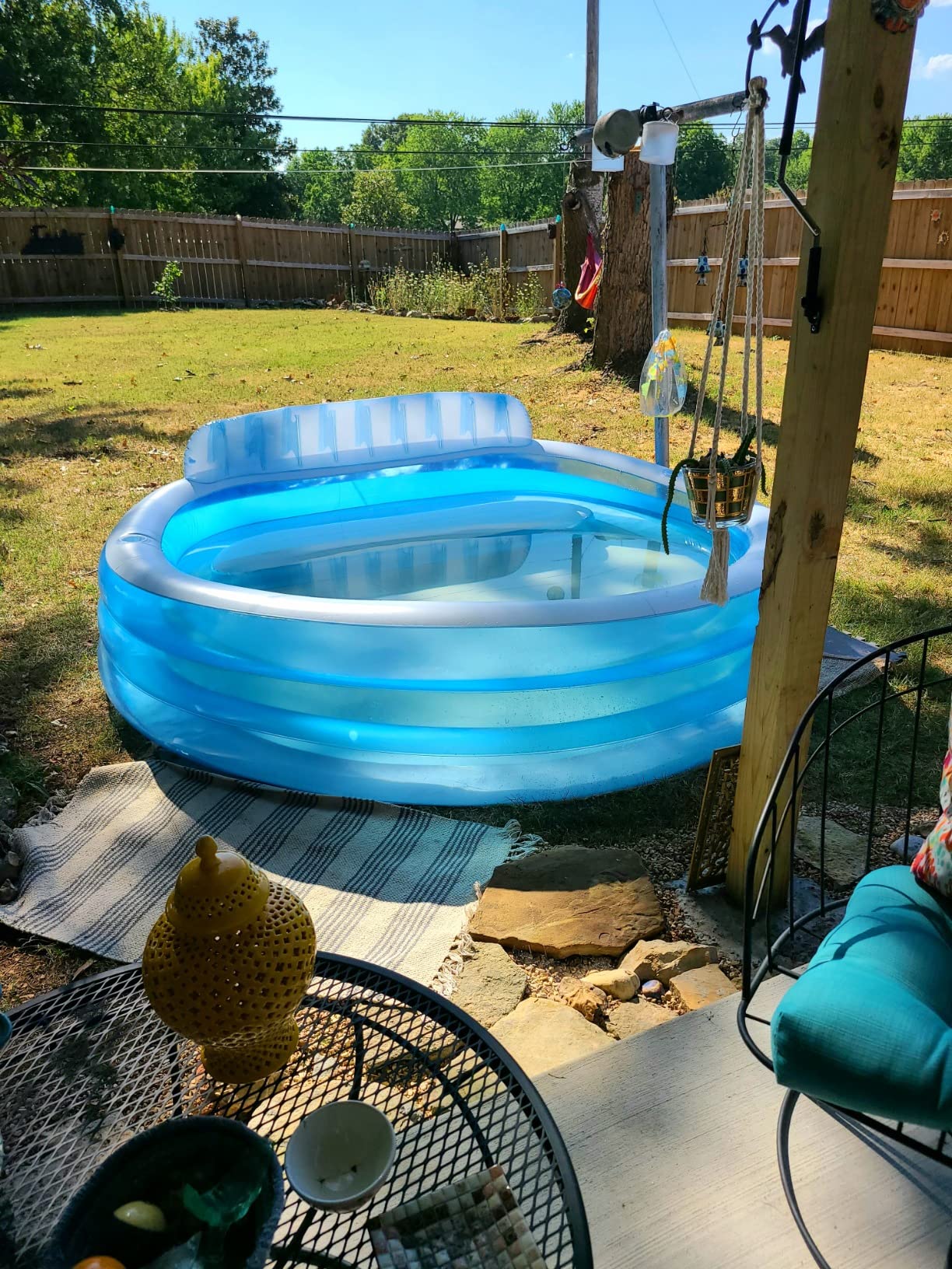 $12/mo - Finance Intex Swim Center Inflatable Family Lounge Pool w ...