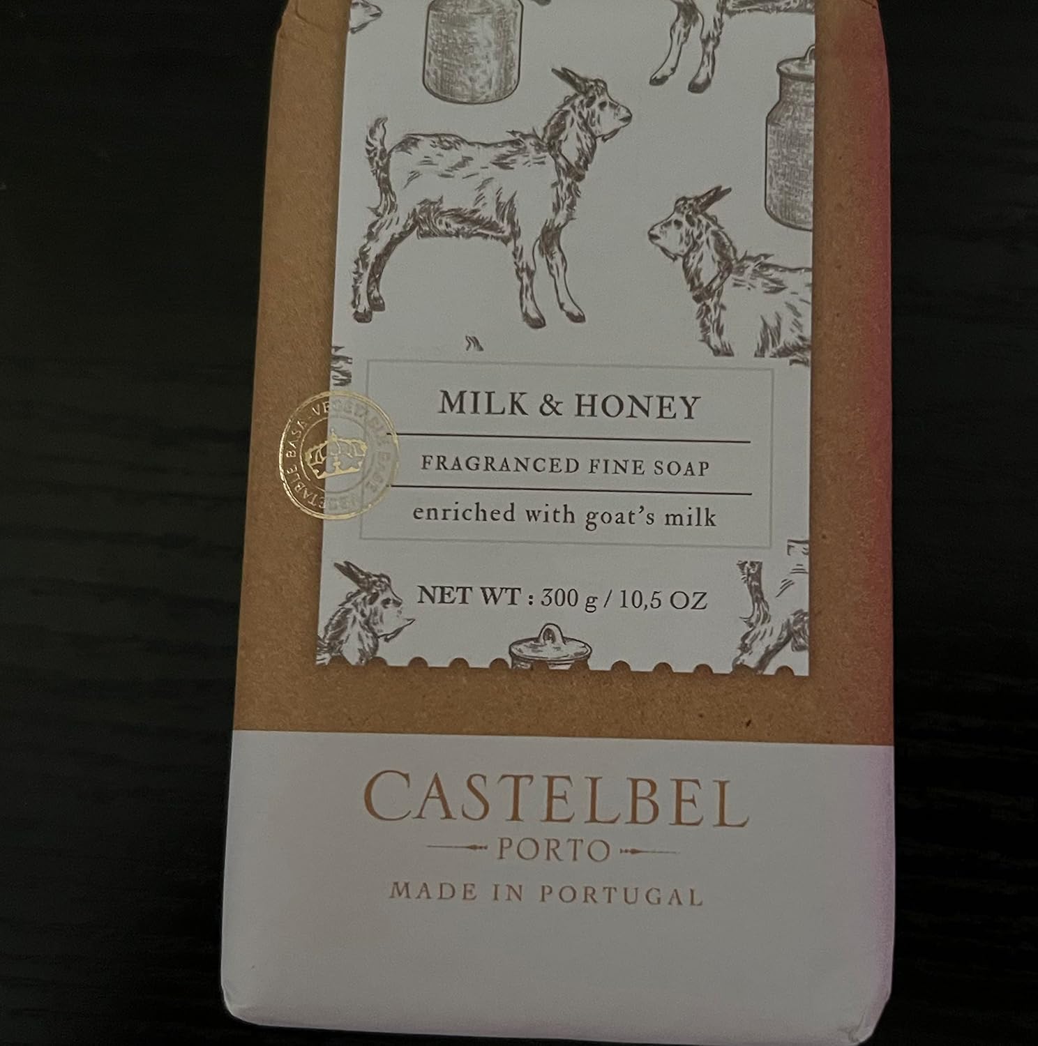 Amazon.com: Castelbel Porto Milk & Honey Fragranced Fine Soap Enriched ...