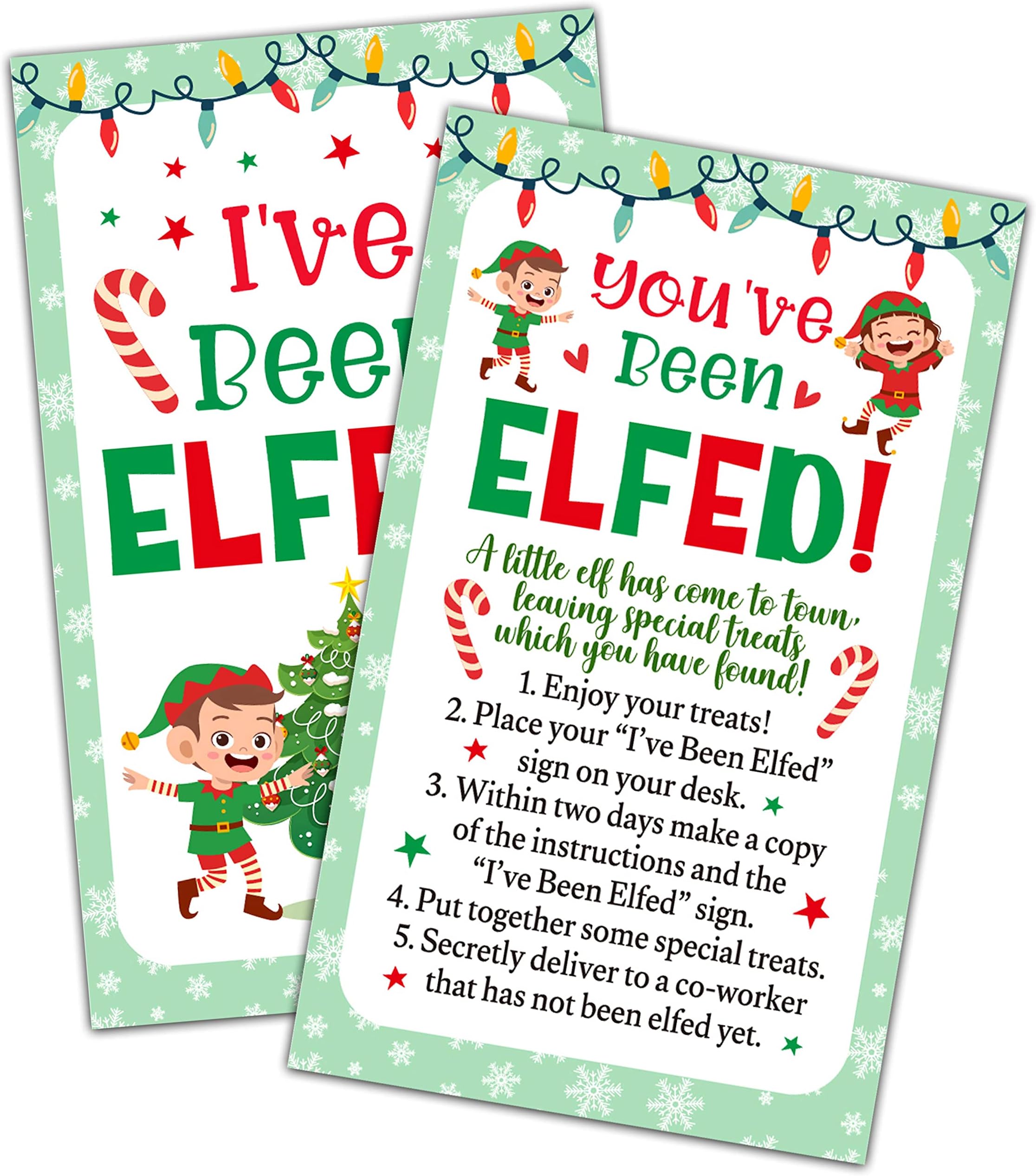Amazon.com: You've Been Elfed Christmas Games - I've Been Elfed Xmas ...