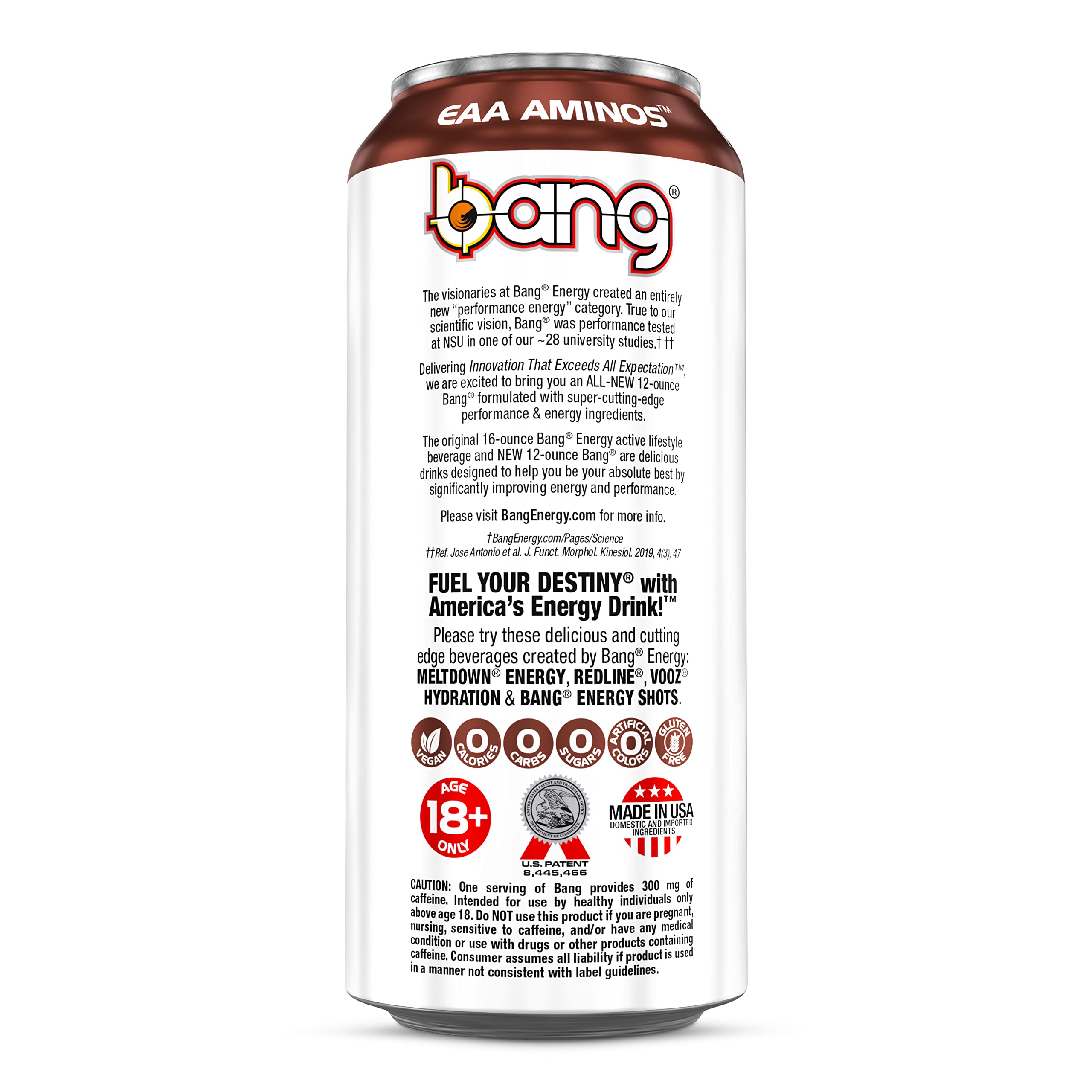 Snapklik.com : Bang Energy Sweet Ice Tea, Sugar-Free Energy Drink, 16 ...