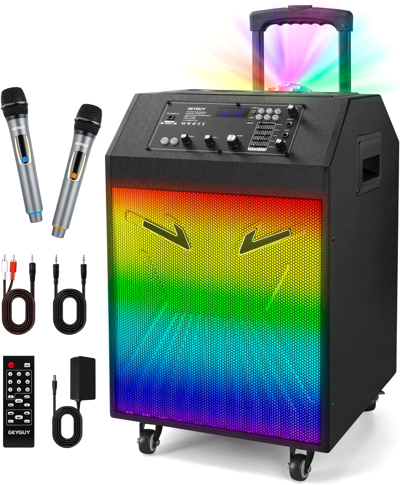 Amazon.com: GTSK10-4 Professional Karaoke Machine for adults and kids ...