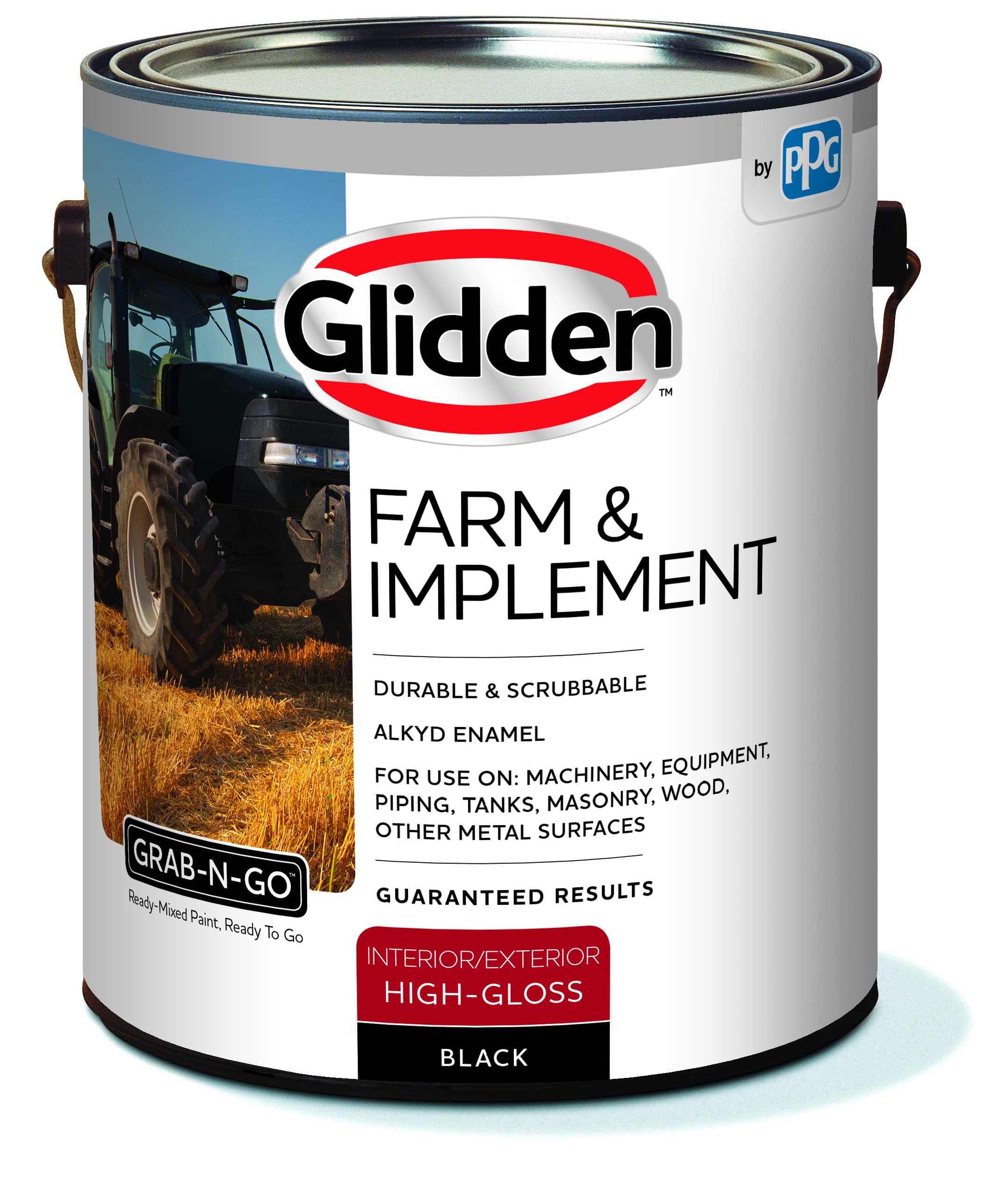 Glidden Farm & Implement Alkyd Enamel Interior/Exterior Paint for use ...