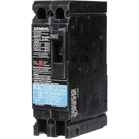 Siemens ED43B040 Circuit Breaker, Type ED4, 40 Amp, 3 Pole - Magnetic ...