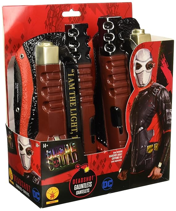 Rubie's Costume Co. Men's Suicide Squad Deadshot Deluxe Gauntlets ...