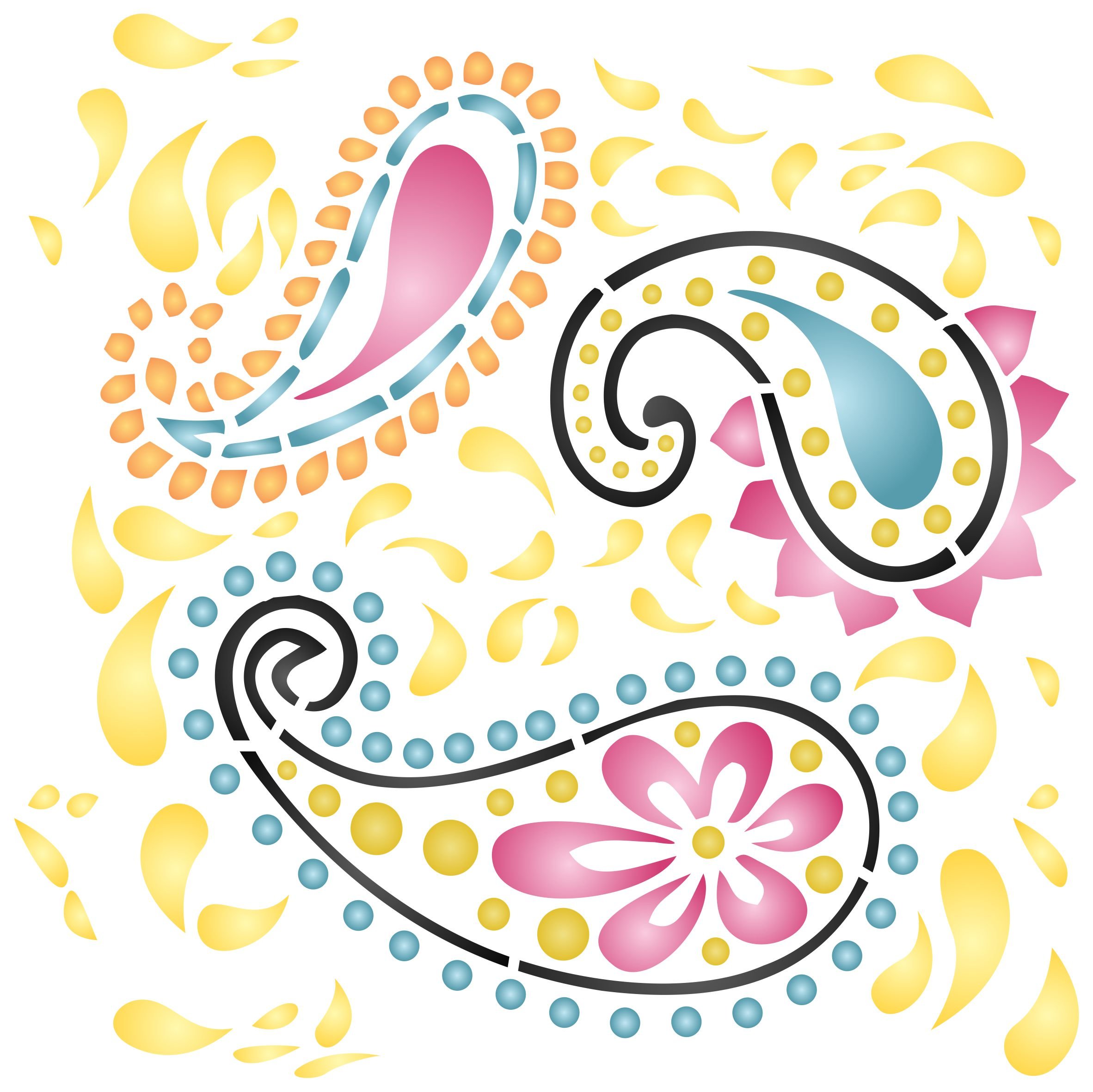 Paisley Design Clip Art