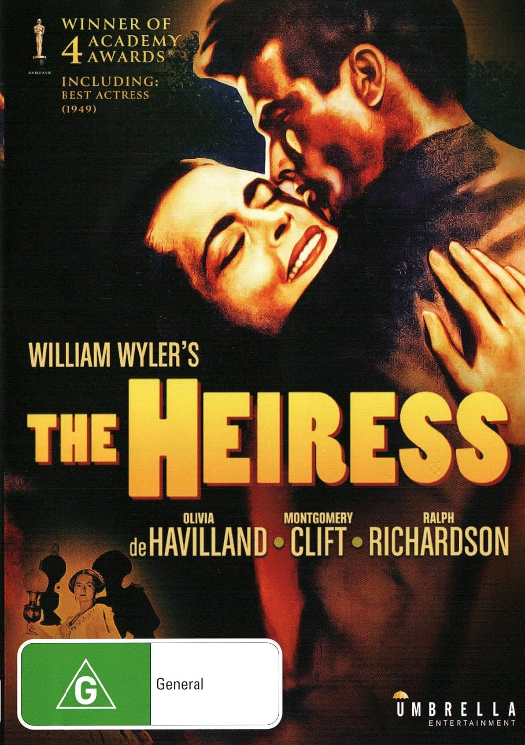 Amazon.com: The Heiress : Olivia de Havilland, Montgomery Clift, Ralph ...