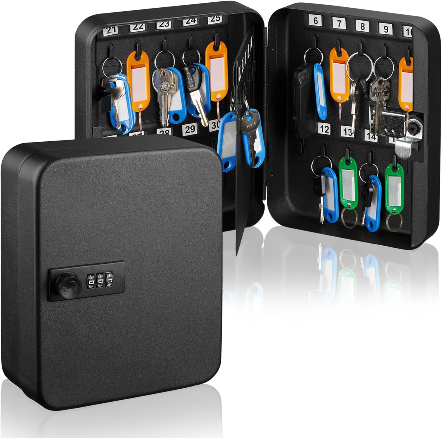 AdirOffice Steel Key Cabinet - Combination Lock - البحرين | Ubuy