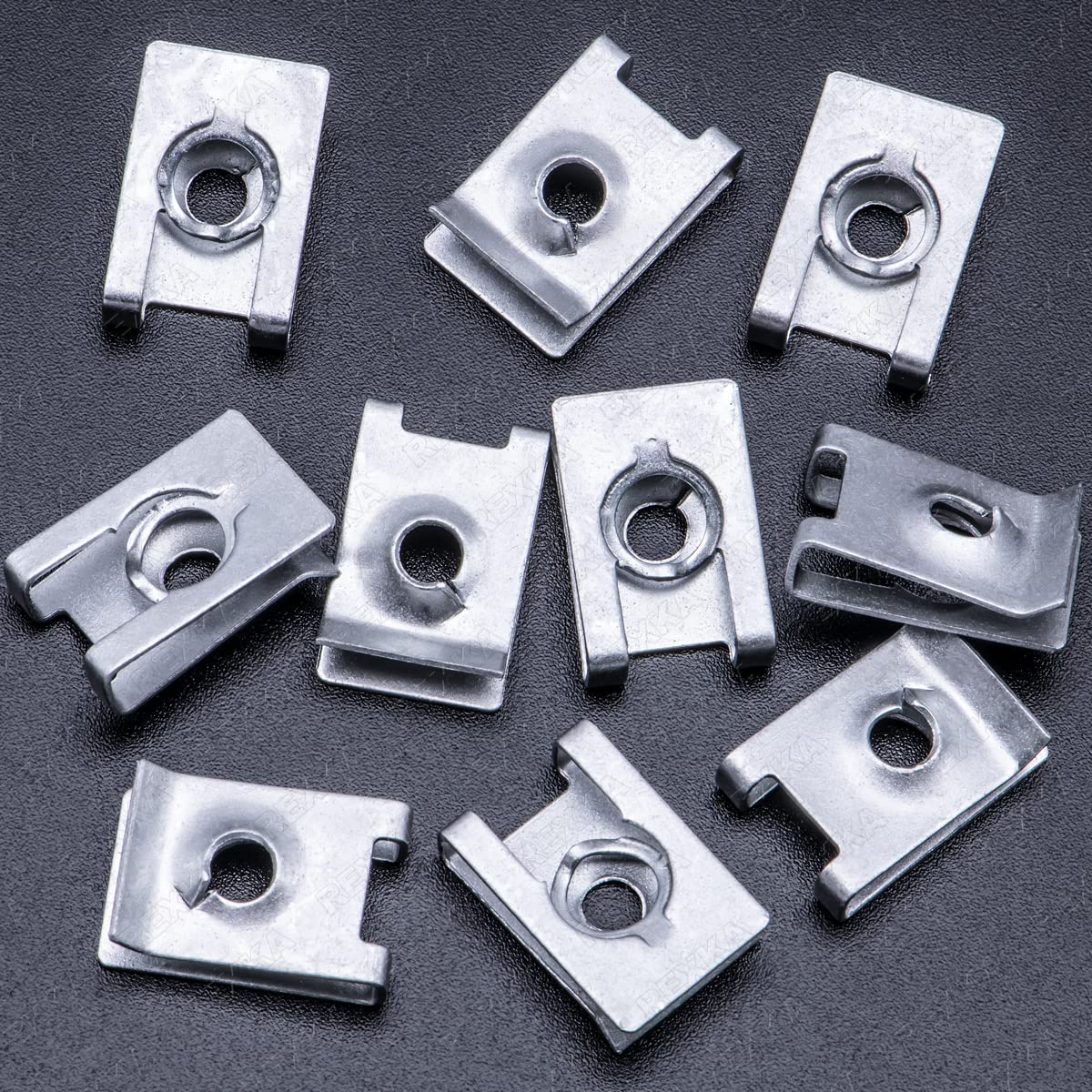 Amazon.com: Rexka 10 pcs Fender Liner Bumper Cover Splash Shield U Type ...