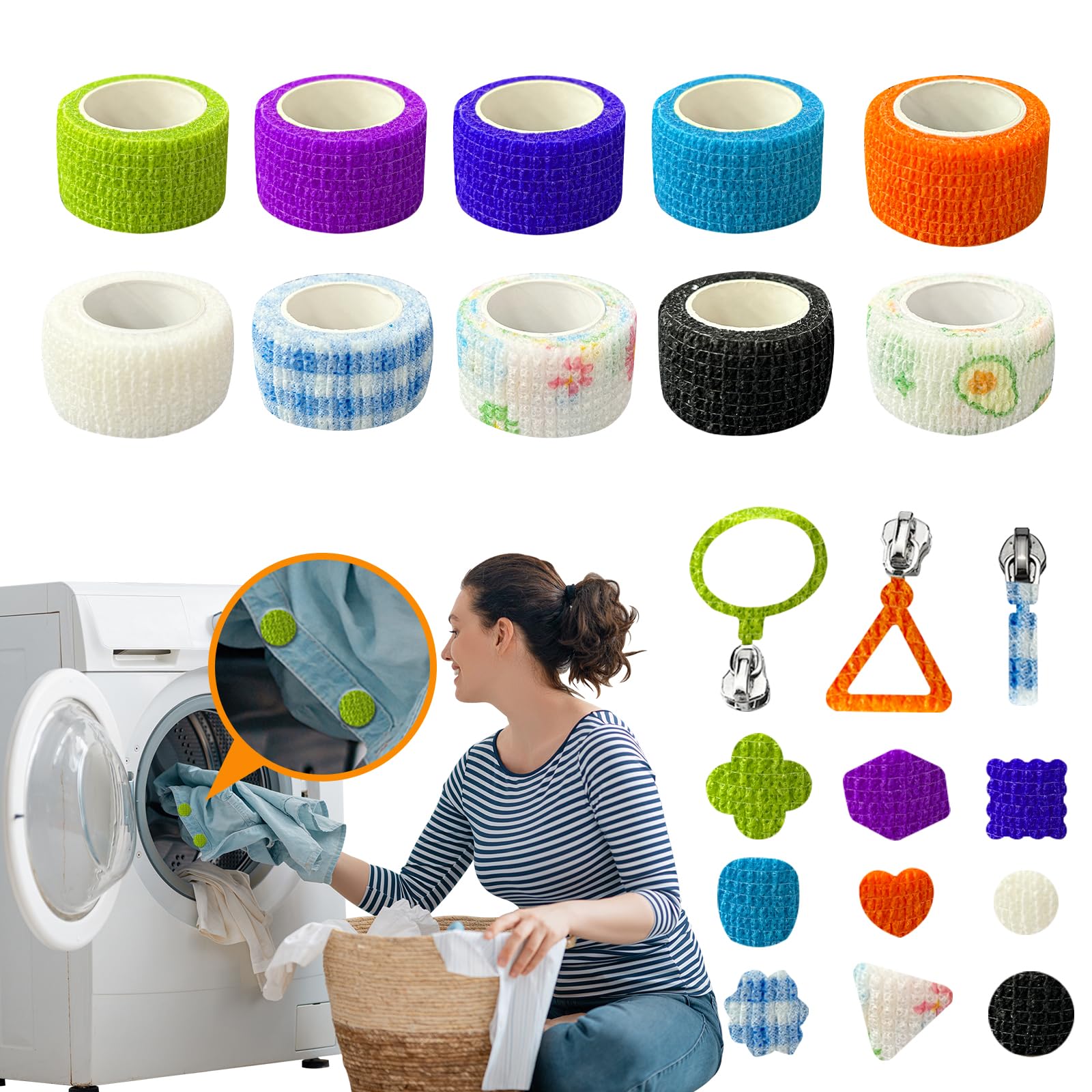 Amazon.com: 10PCS Zipper Protector, Button Cover, Laundry Button ...