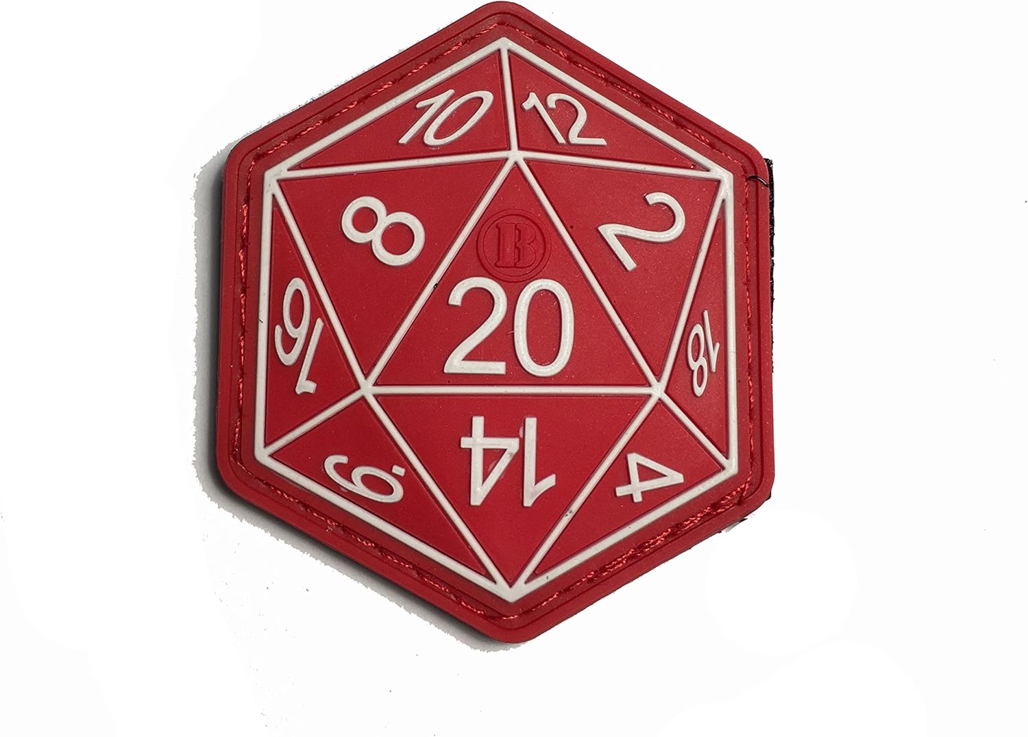 Amazon.com: The 2" Natural 20 Red Twenty Sided die/dice Critical Hit ...