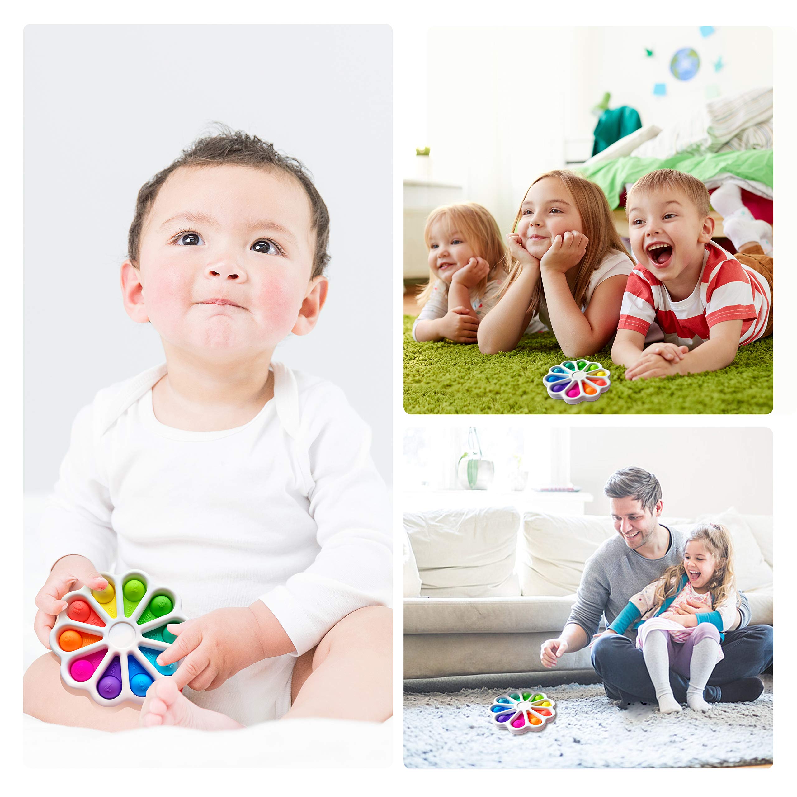 Bubble Fidget Toy Packs, Sensory Fidget Toys Pack with Push Pop Bubble ...