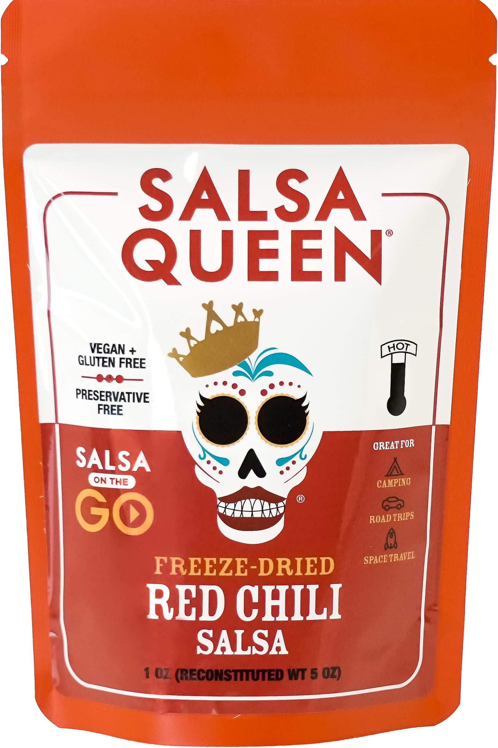 Amazon.com: Salsa Queen Gourmet Freeze-Dried Red Chili Salsa | Fresh Ingredients | 3+ year life ...