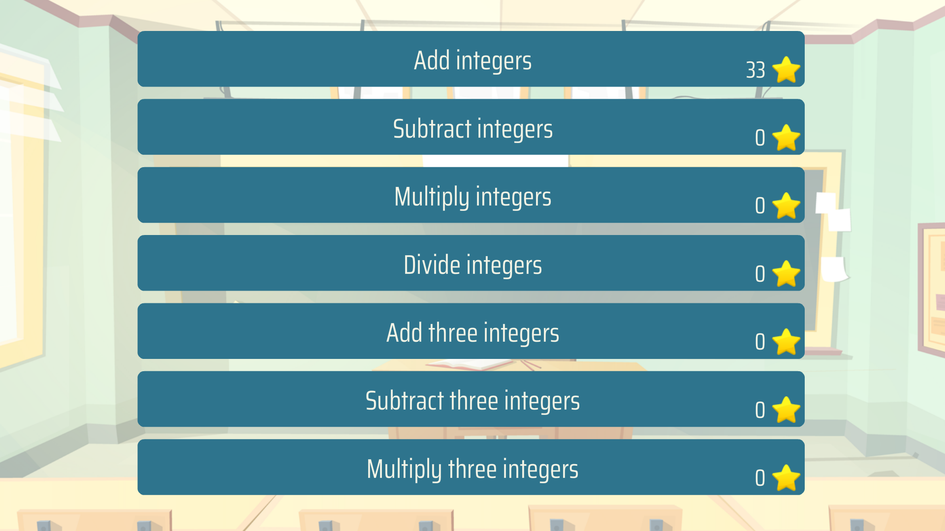 Operations with integers - 6th grade math skills - App on Amazon Appstore