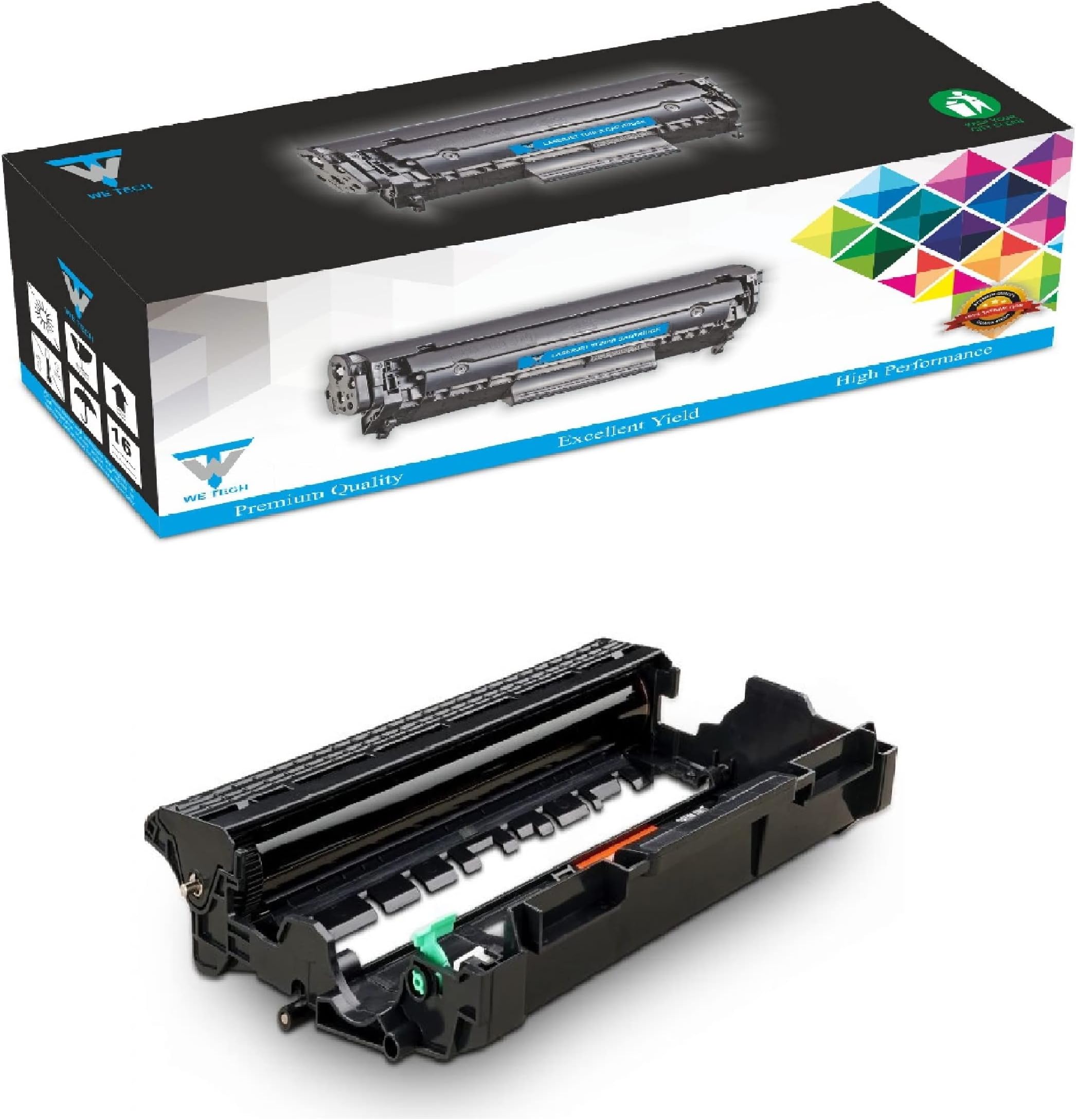 WE TECH DR-2365 Drum Unit, Compatible With Brother DCP-L2541DW, HL ...