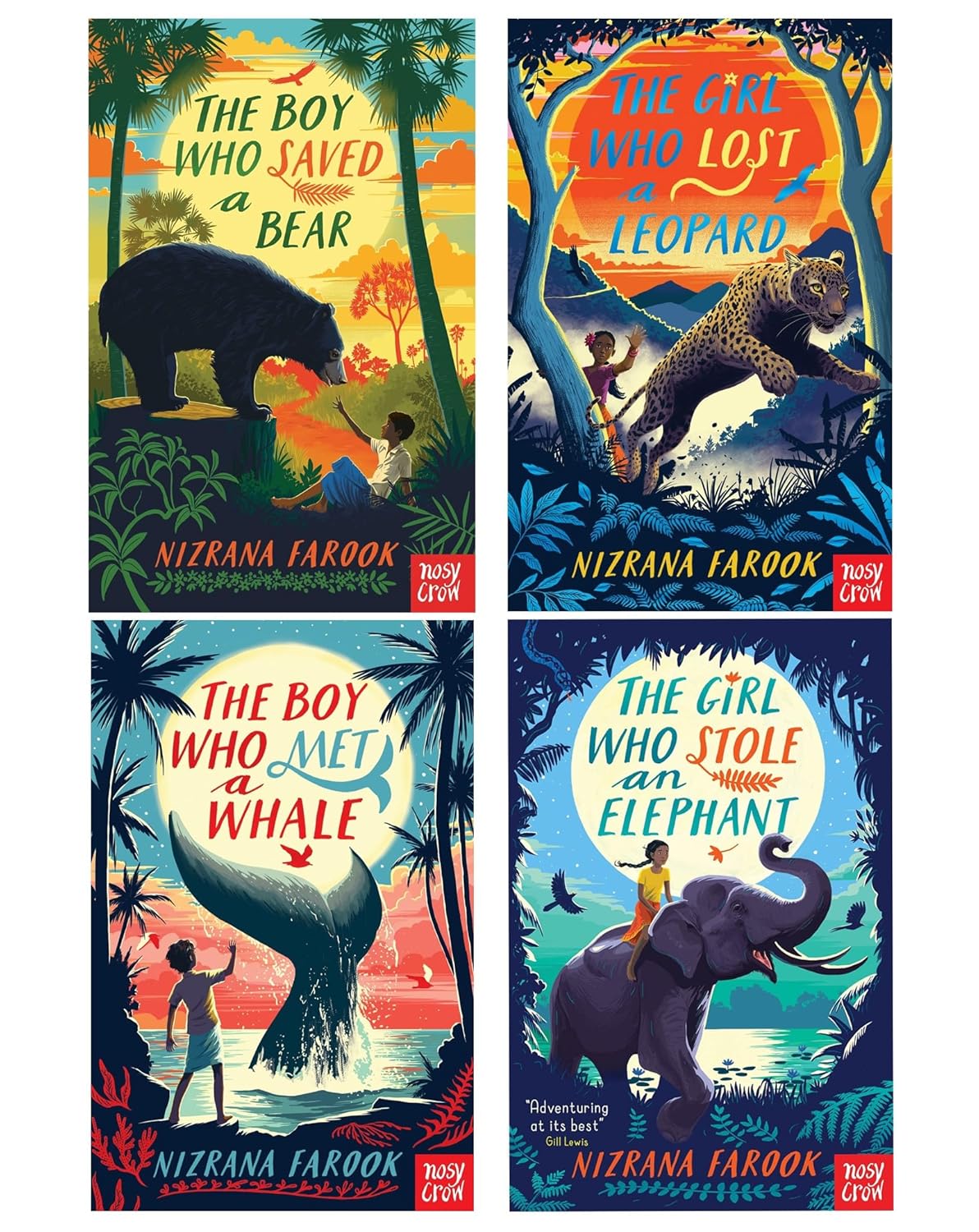 Nizrana Farook 4 Books Collection Set (The Girl Who Stole an Elephant ...