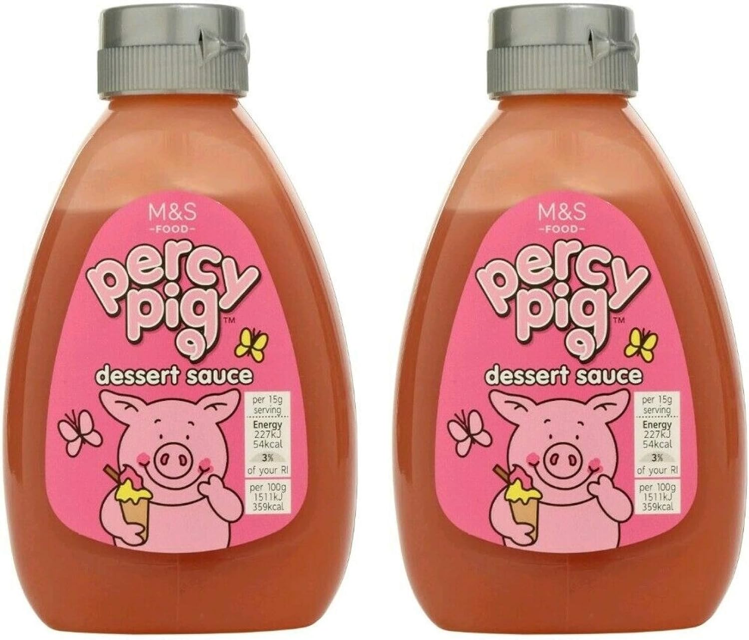 M&S Percy Pig Dessert Sauce 290g x 2 Pack : Amazon.co.uk: Grocery