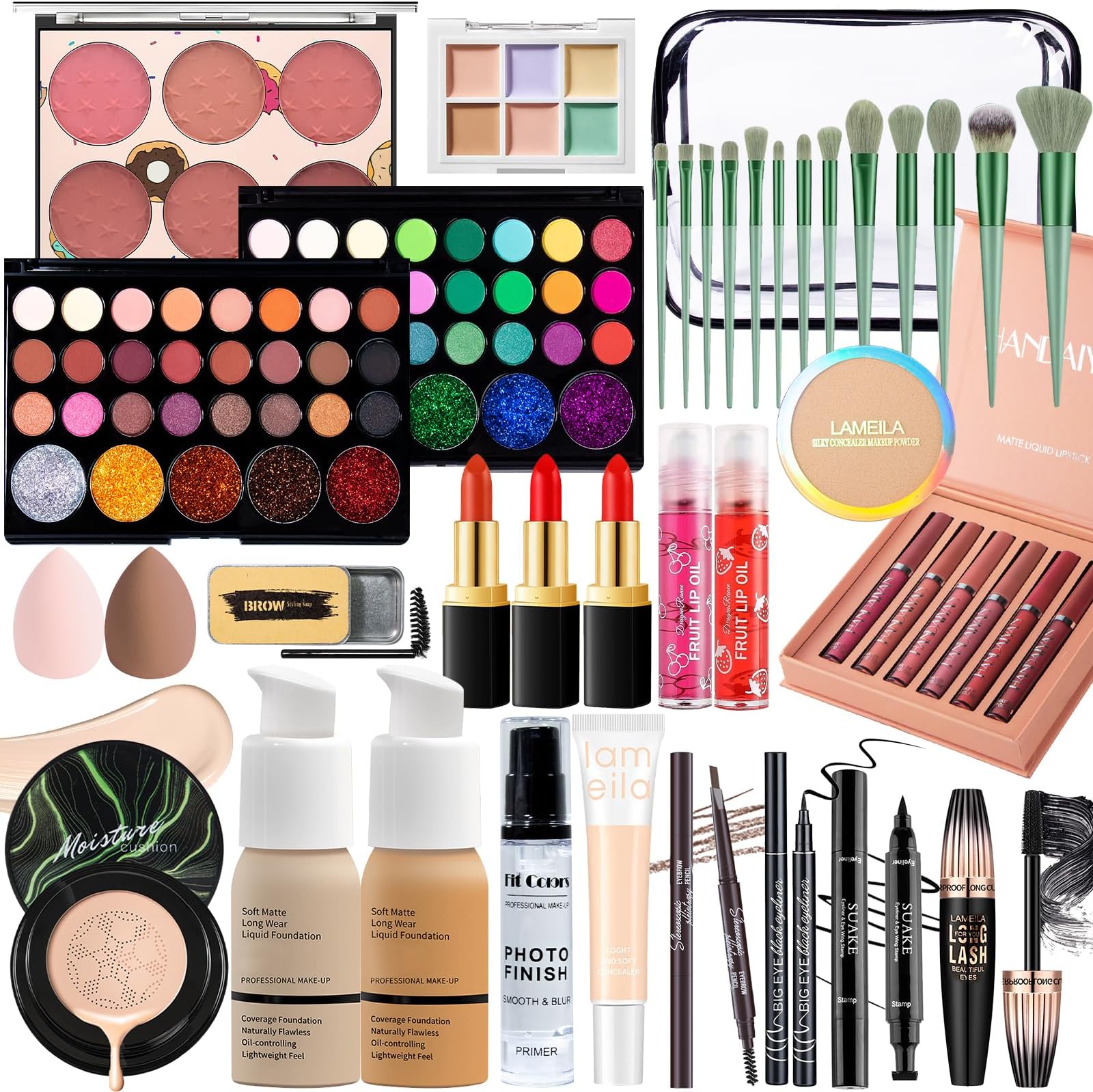 Amazon.com : All in One Makeup Kit for Women Full Set Girl Makeup Gift ...