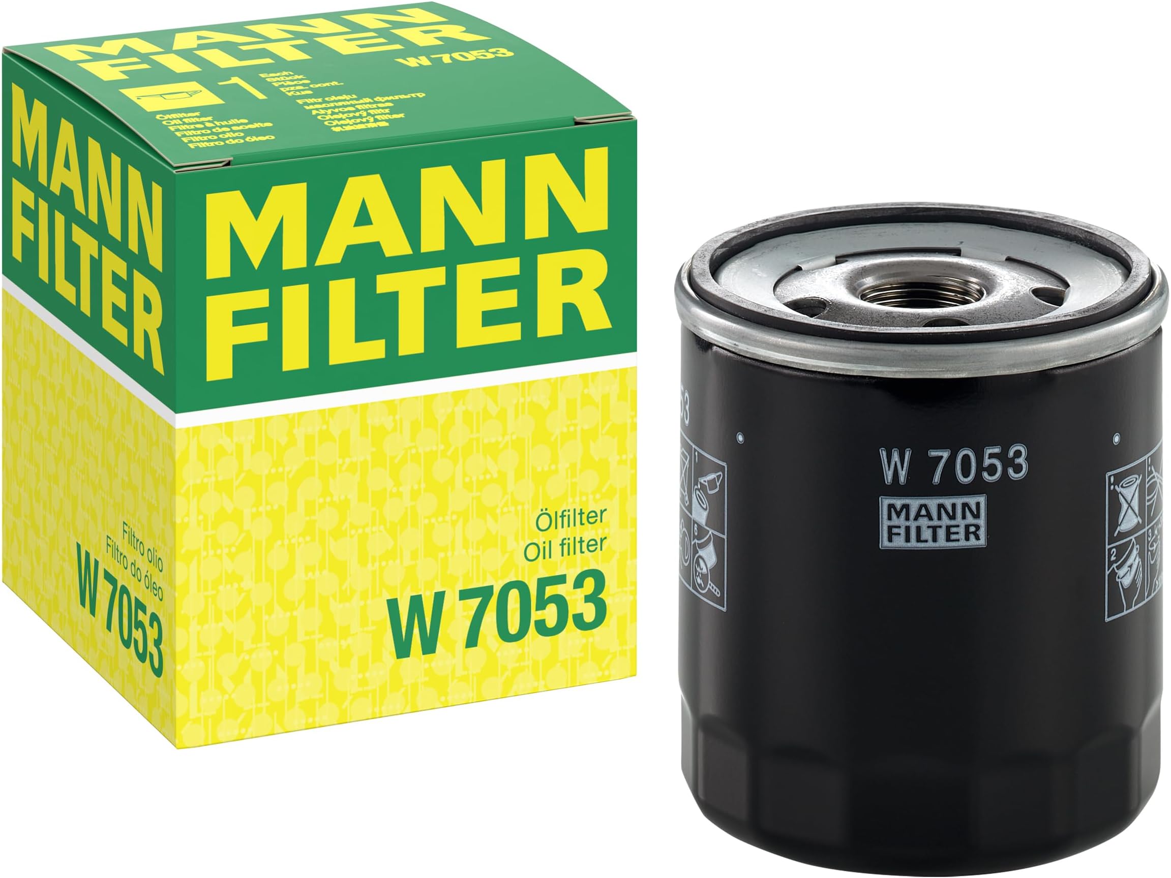 MANN-FILTER W 77 Oil filter – For Passenger Cars and Utility Vehicles ...