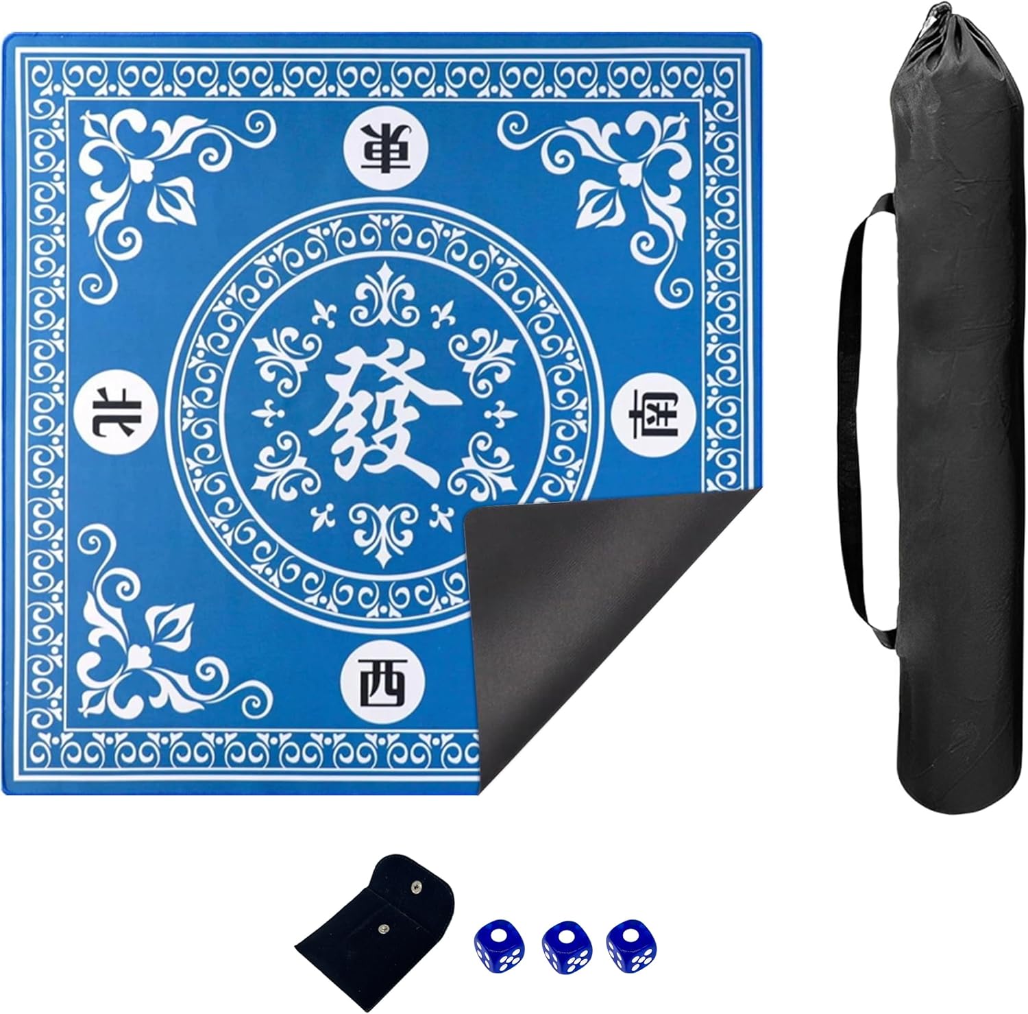 Amazon.com: Icegrey Mahjong Mat with Bag, Anti Slip Noise Reduction ...
