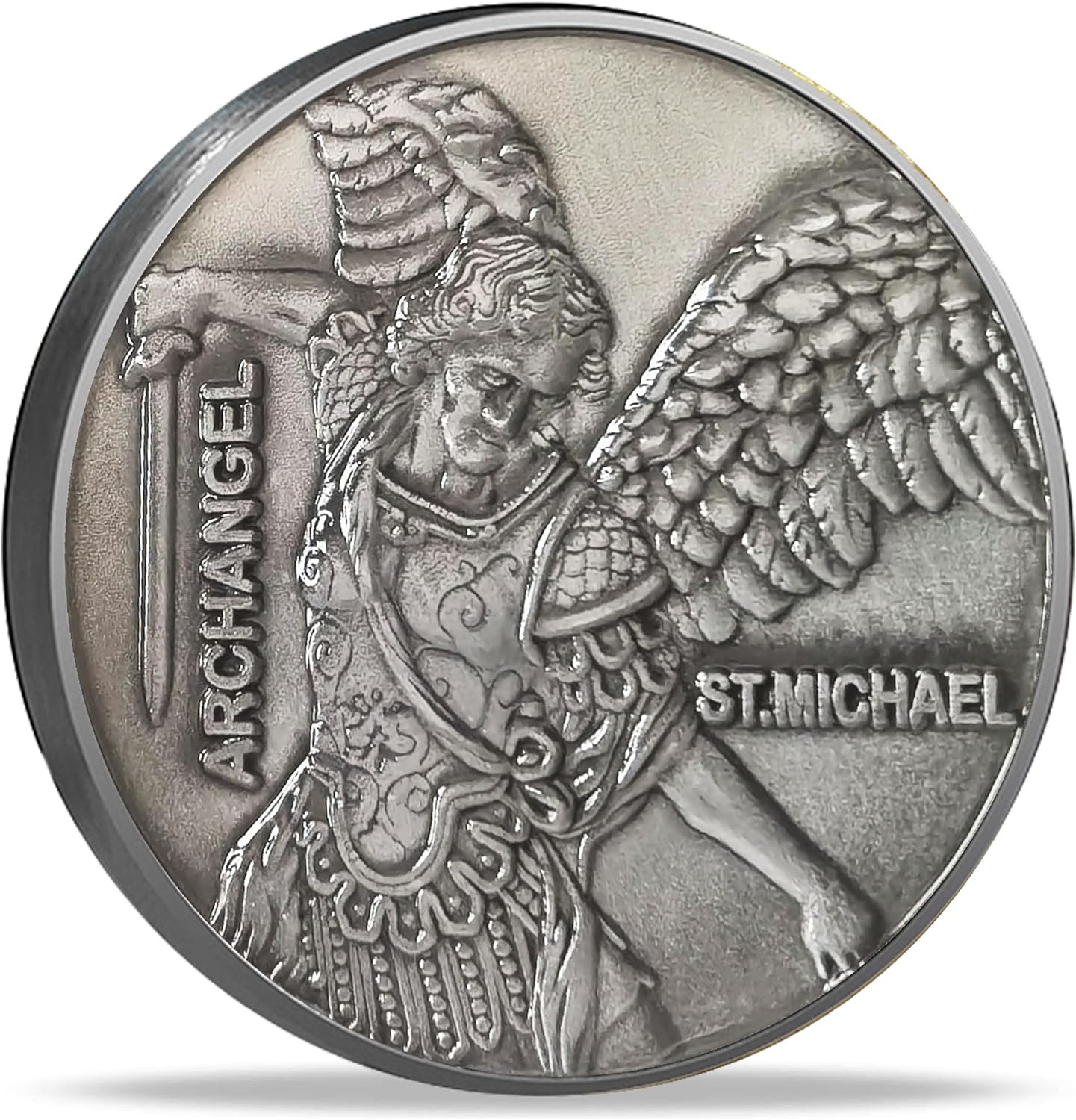 Amazon.com: Saint Michael Patron Saint of Police Officers The Archangel ...