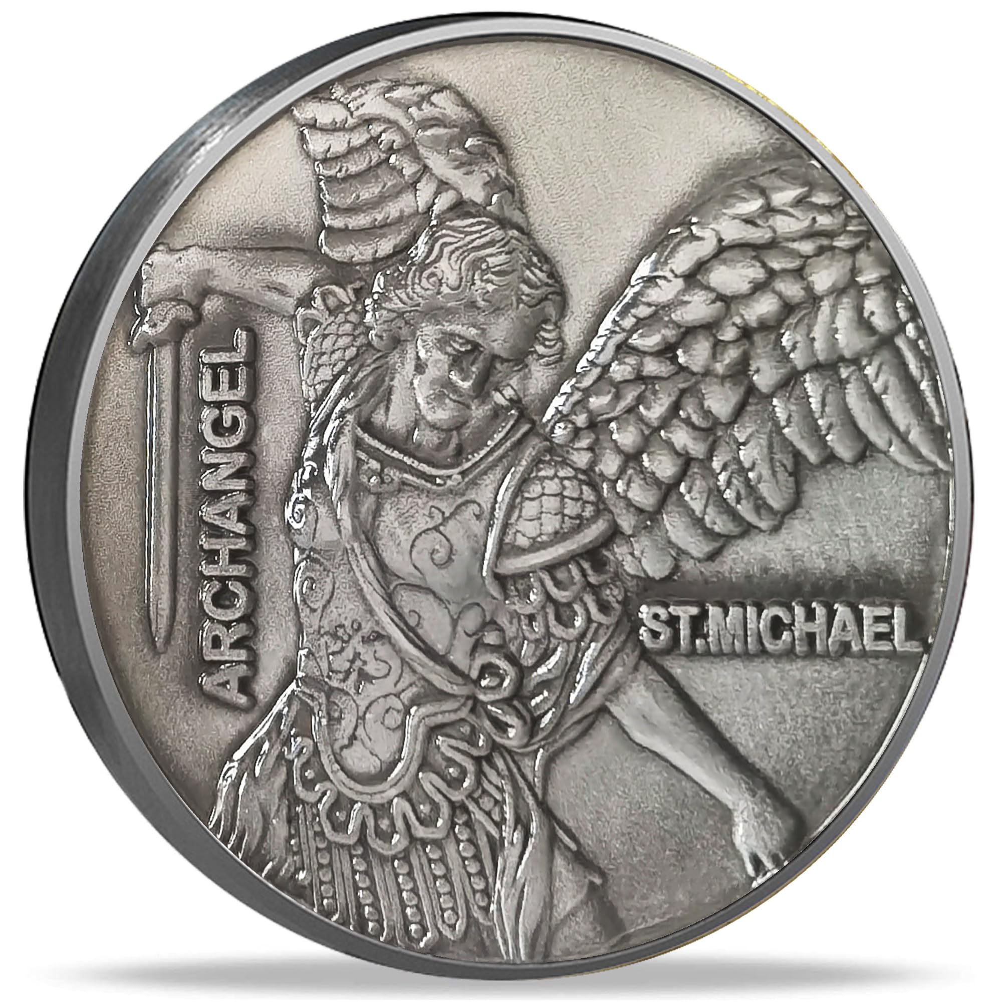 Amazon.com: Saint Michael Patron Saint of Police Officers The Archangel ...