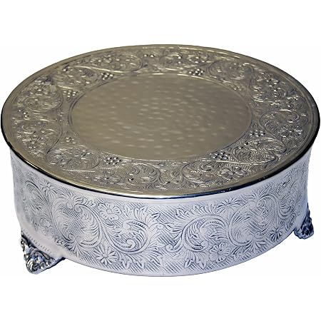 Amazon.com | GiftBay Creations 743-16R Wedding Round Cake Stand, 16 ...