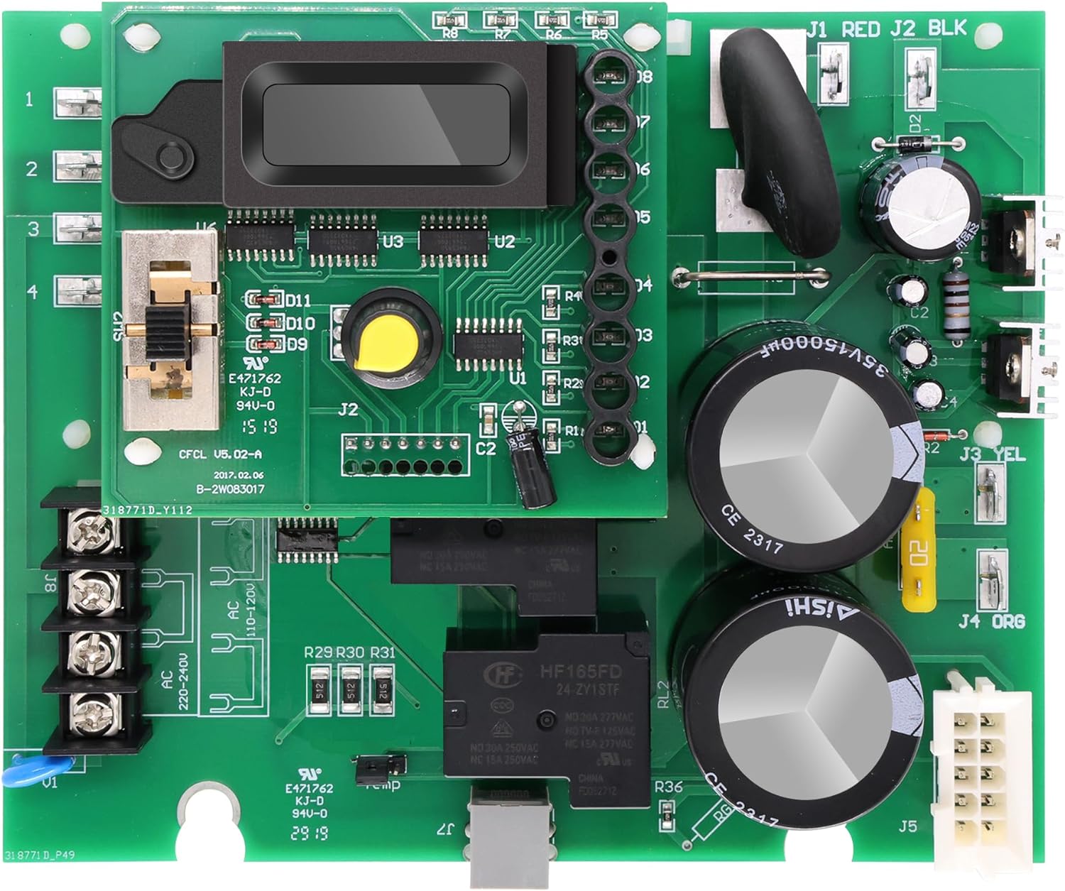 Amazon.com: CFCYSY GLX-PCB-RITE & GLX-PCB-DSP Main PCB Printed Circuit ...